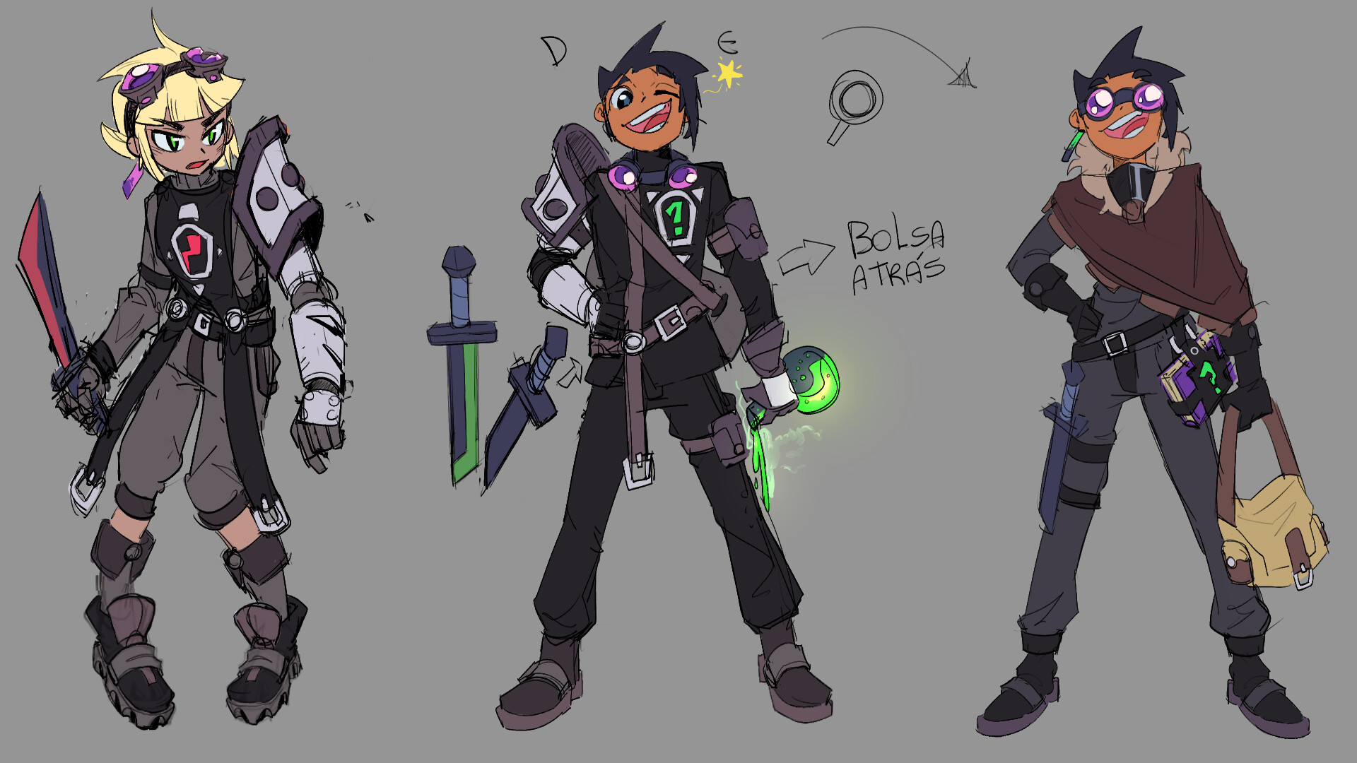 ArtStation - Character Designs I did for a personal original project