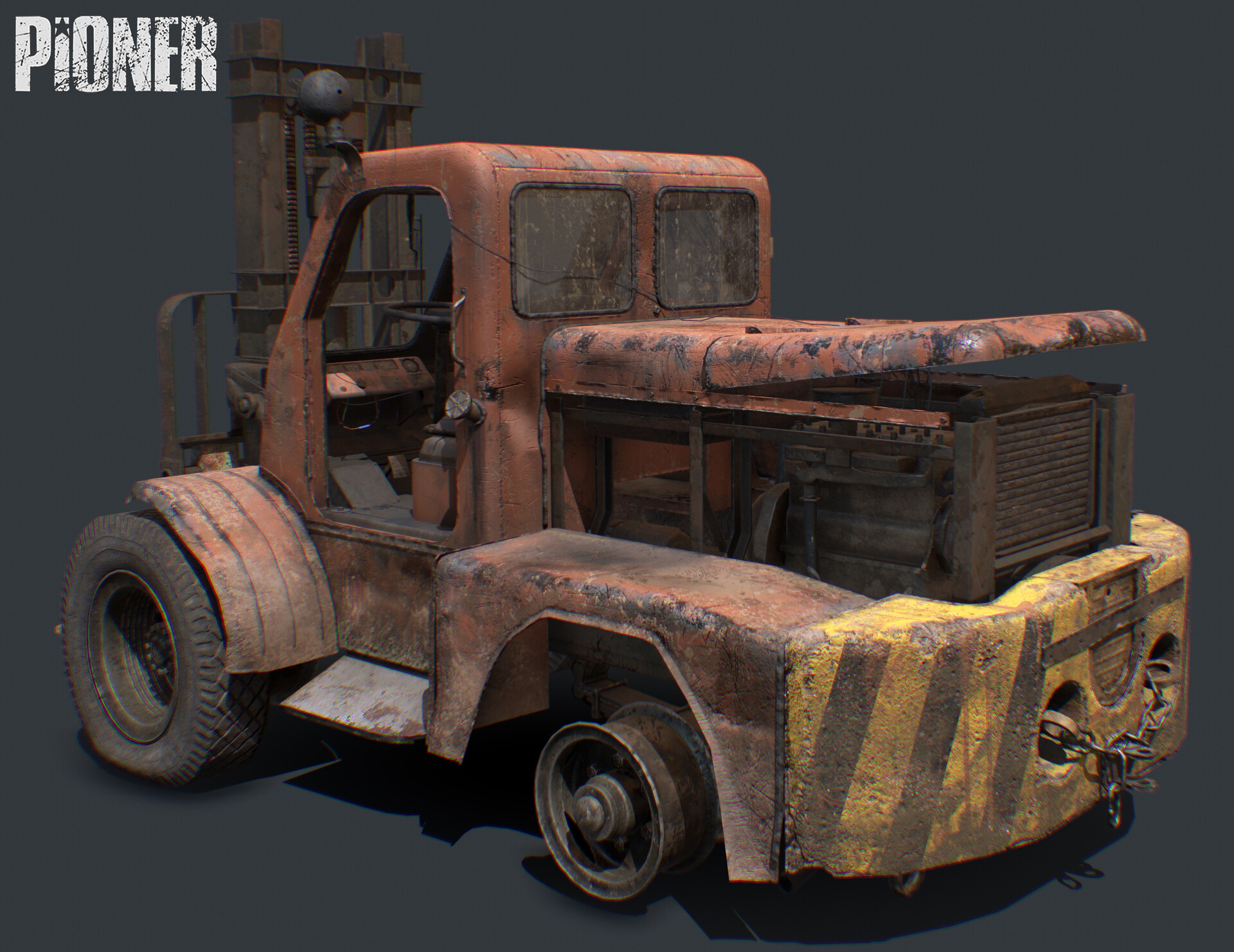 Roman Korenkov - AP-4045 Soviet Forklift Truck