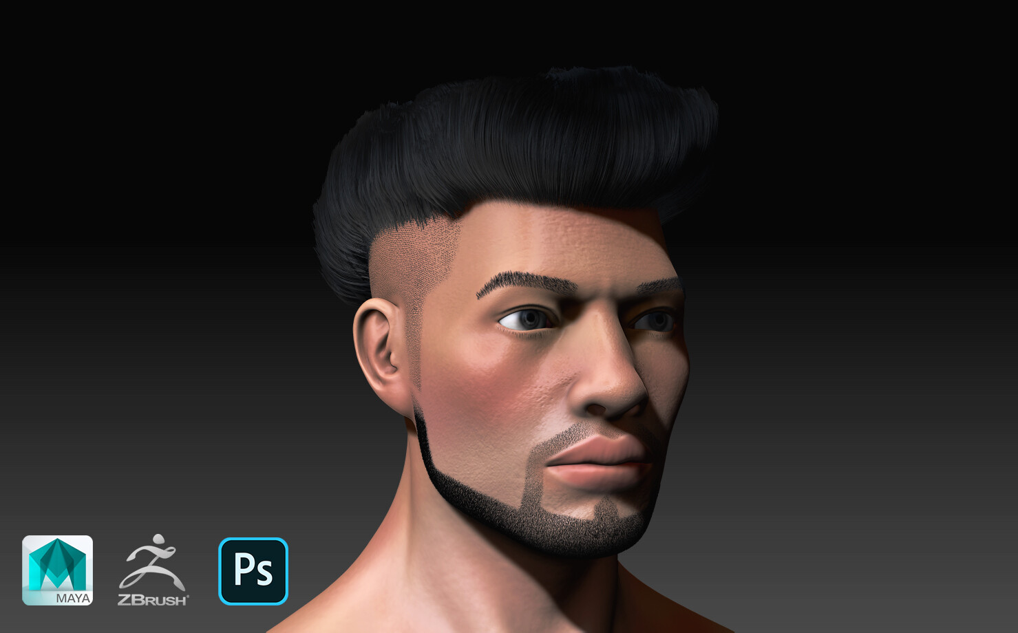ArtStation - MALE FACE