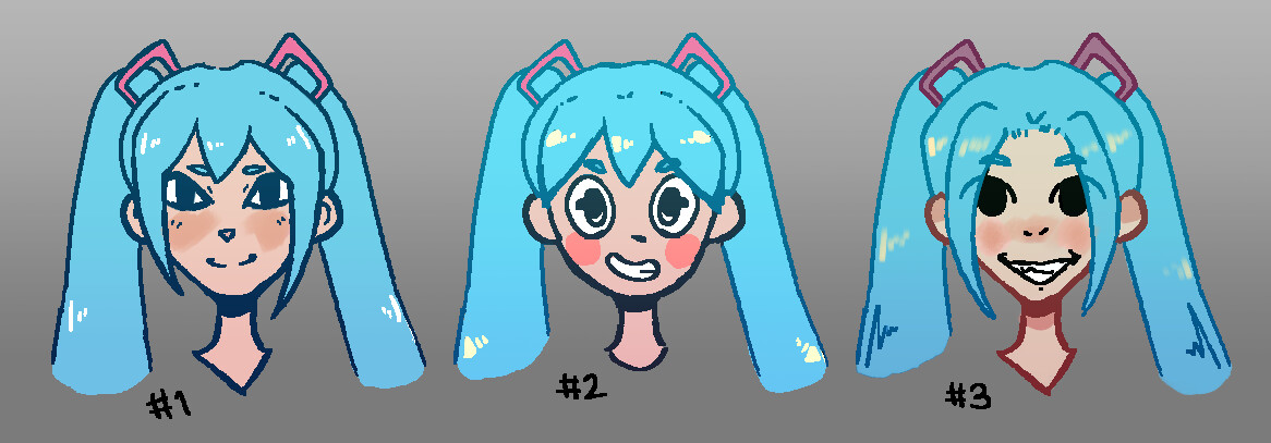 ArtStation - Art Style Interpretation | Hatsune Miku