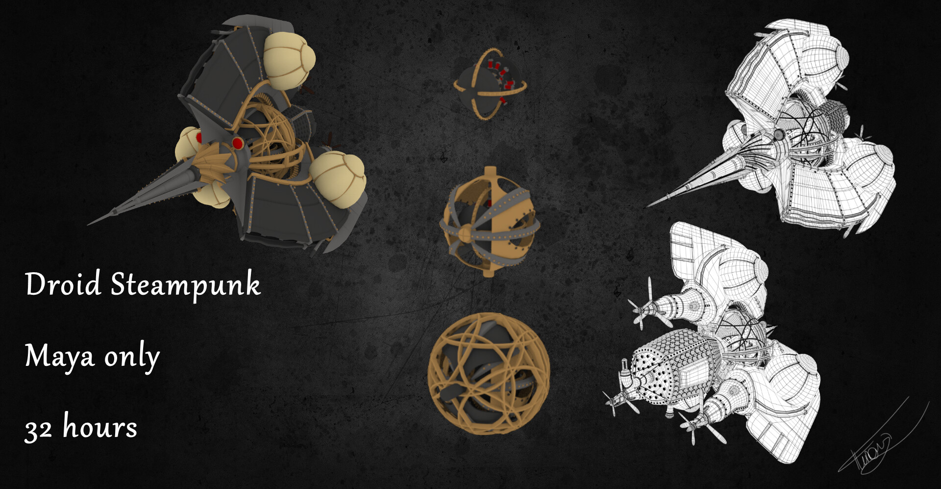 ArtStation - Droid hunter Steampunk