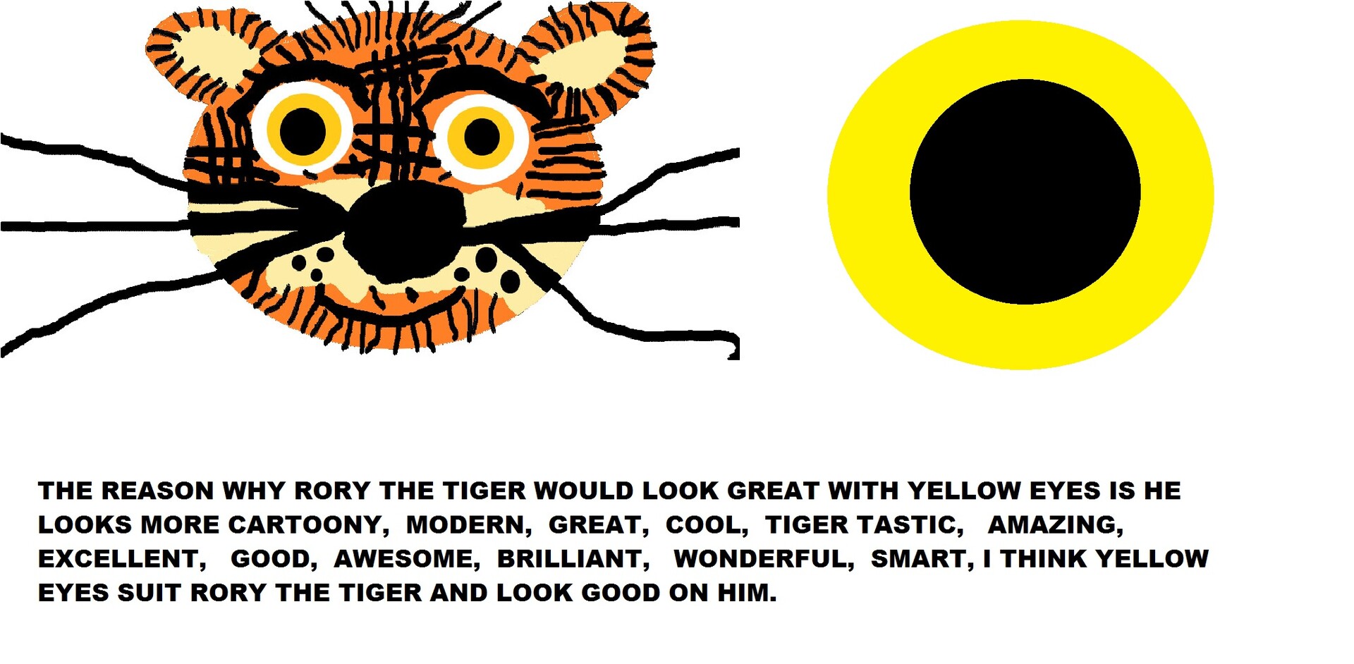 ArtStation - Why Rory The Tiger Would Look Great With Yellow Eyes