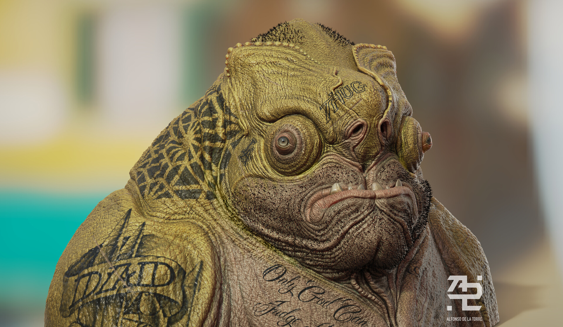 ArtStation - Atrox, from Thug Aliens