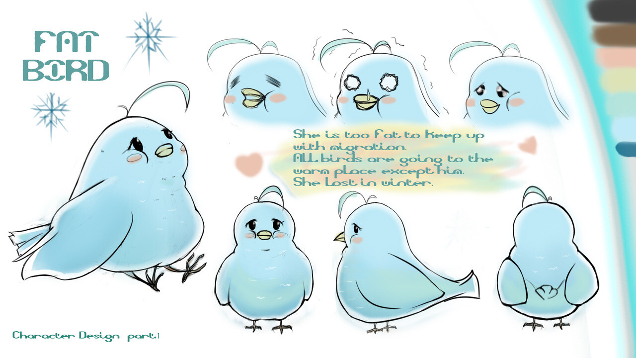 ArtStation - fat bird
