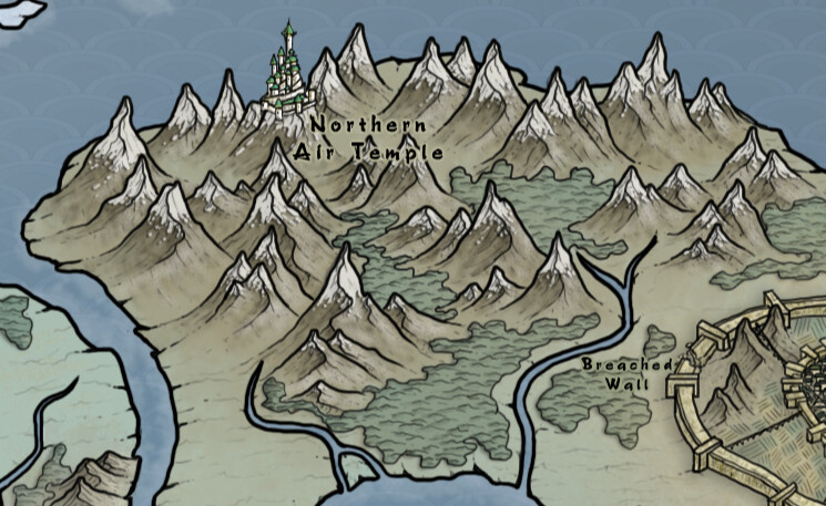 Domino44maps - Avatar map of the Four Nations