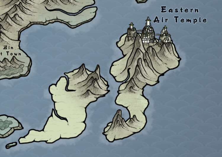 Domino44maps - Avatar map of the Four Nations