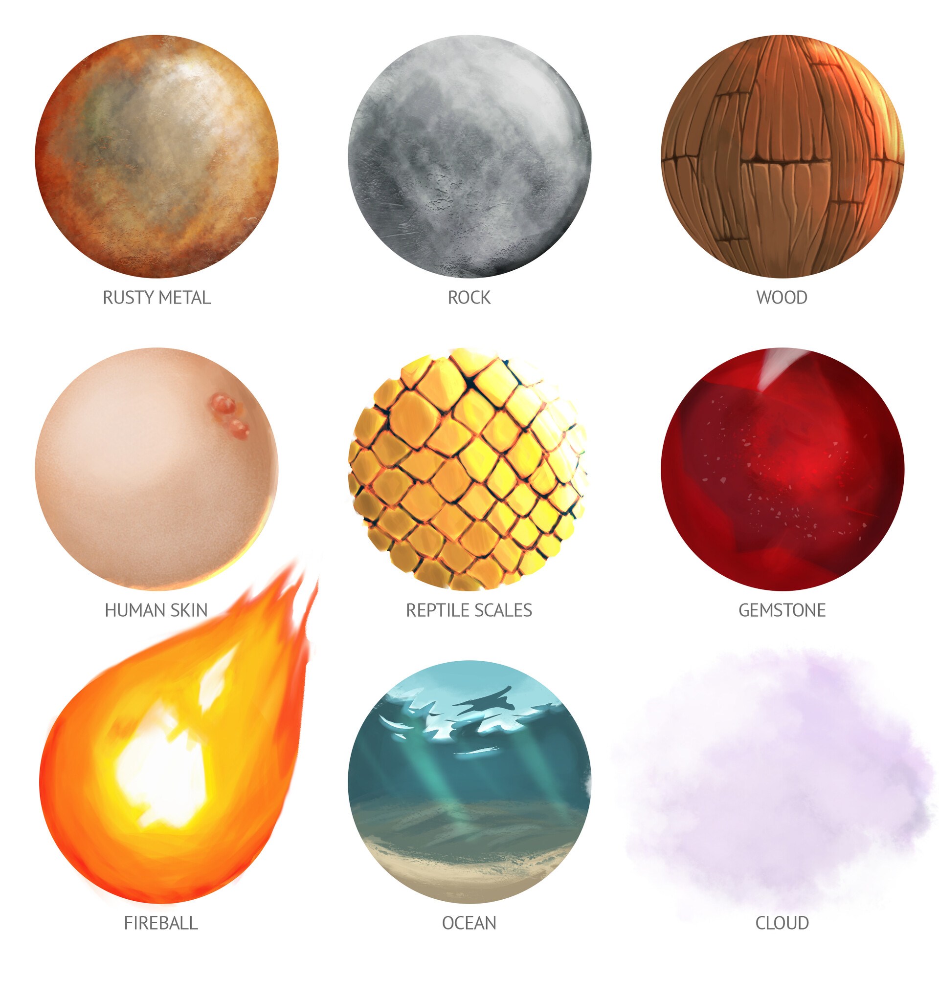 ArtStation - Material Study