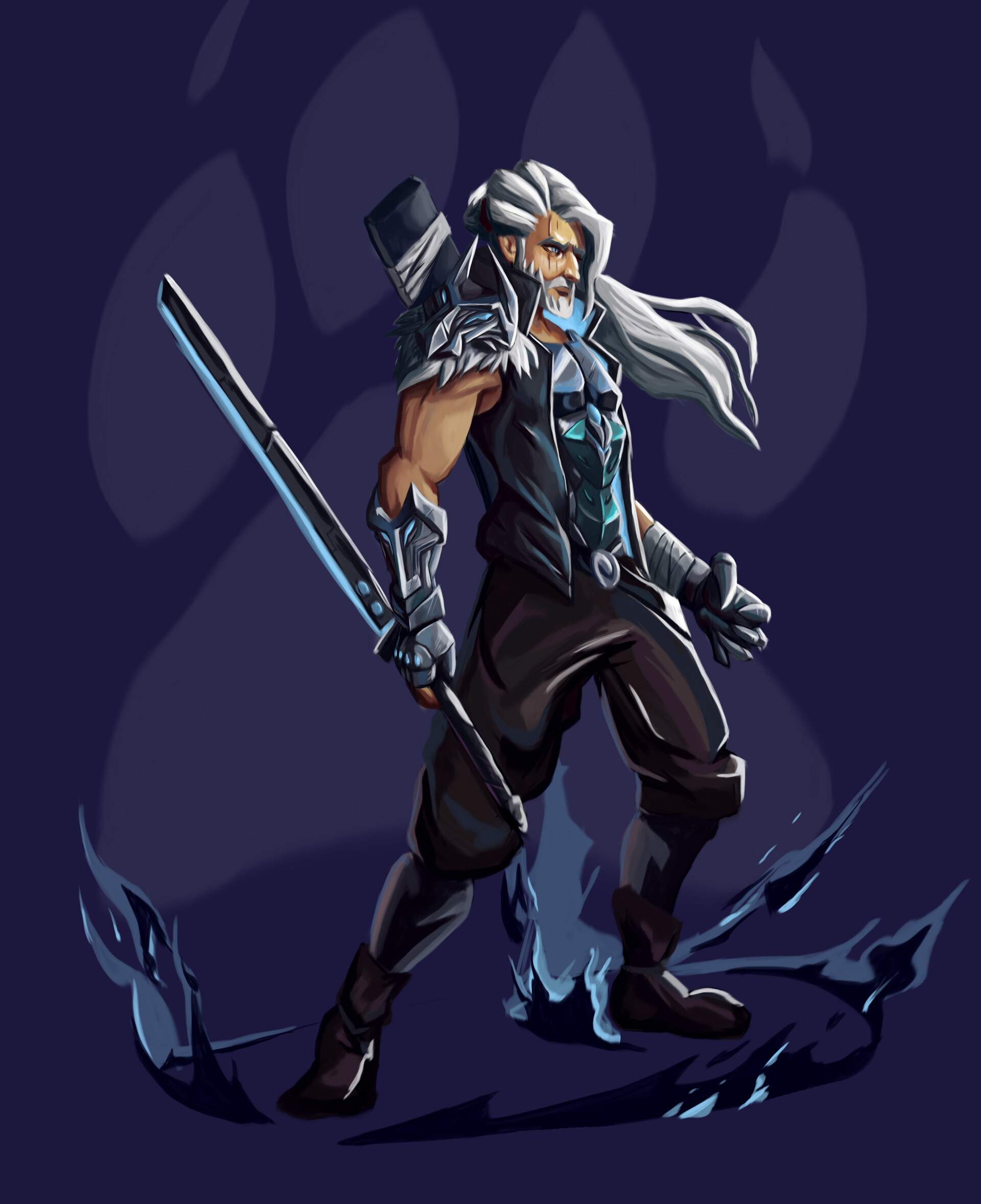 ArtStation - Olav the assassin werewolf