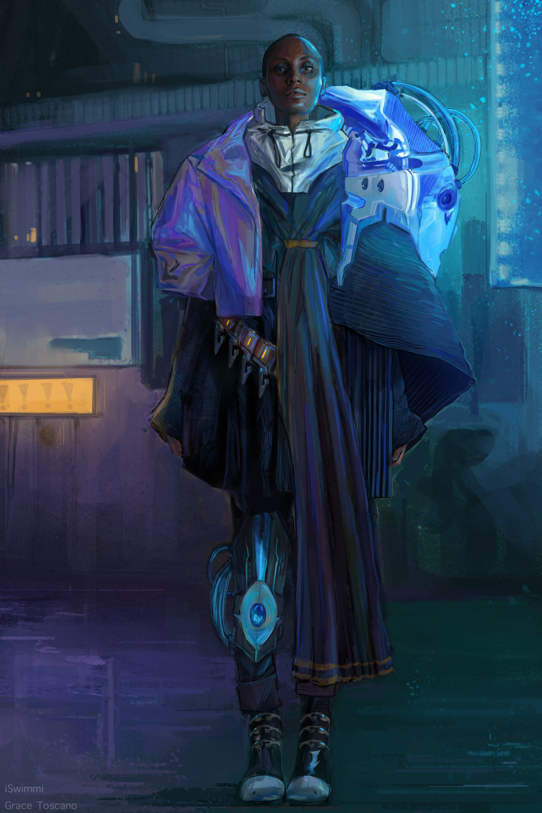 ArtStation - Cyberpunk Character Concept