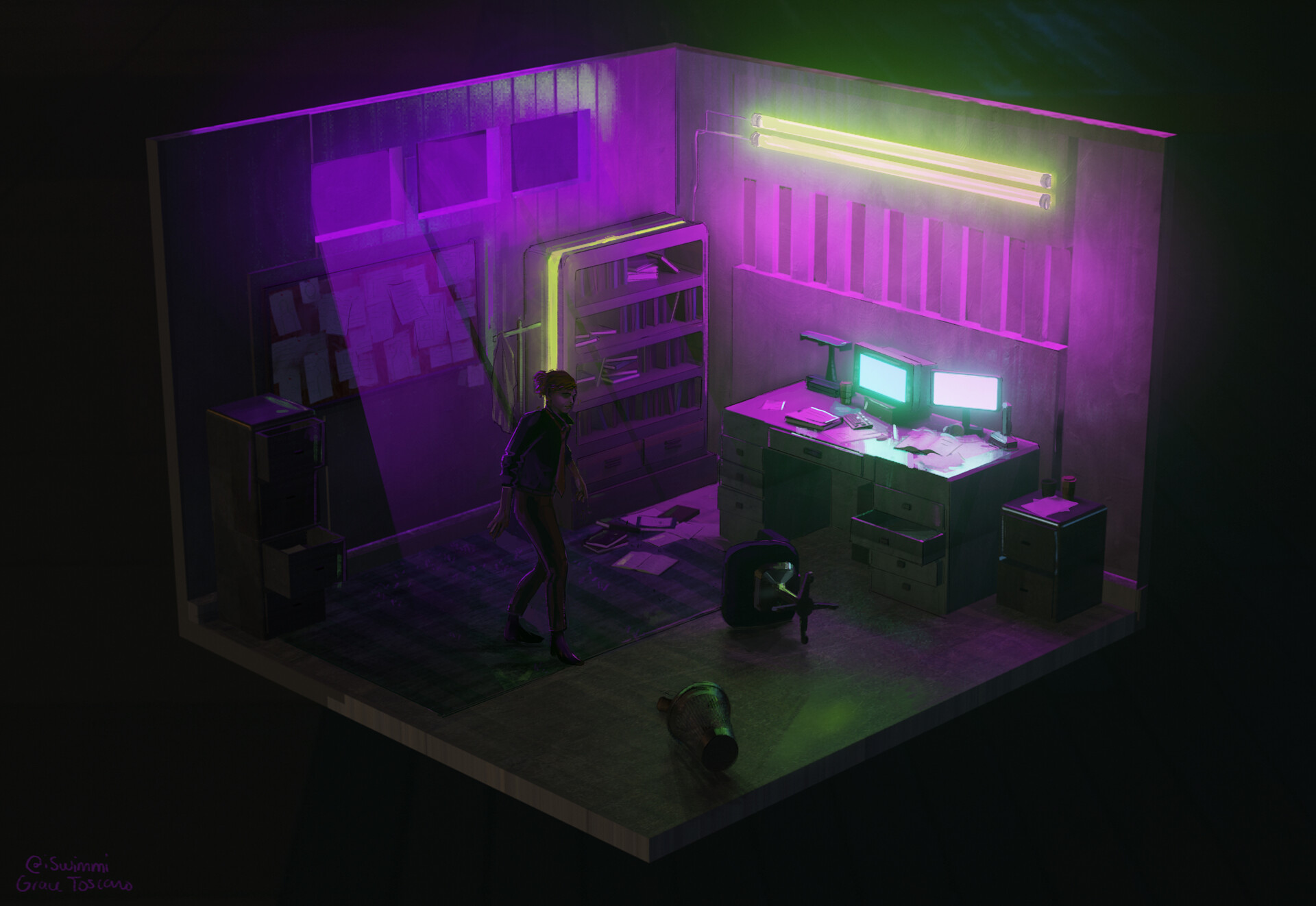 ArtStation - Detective Interior