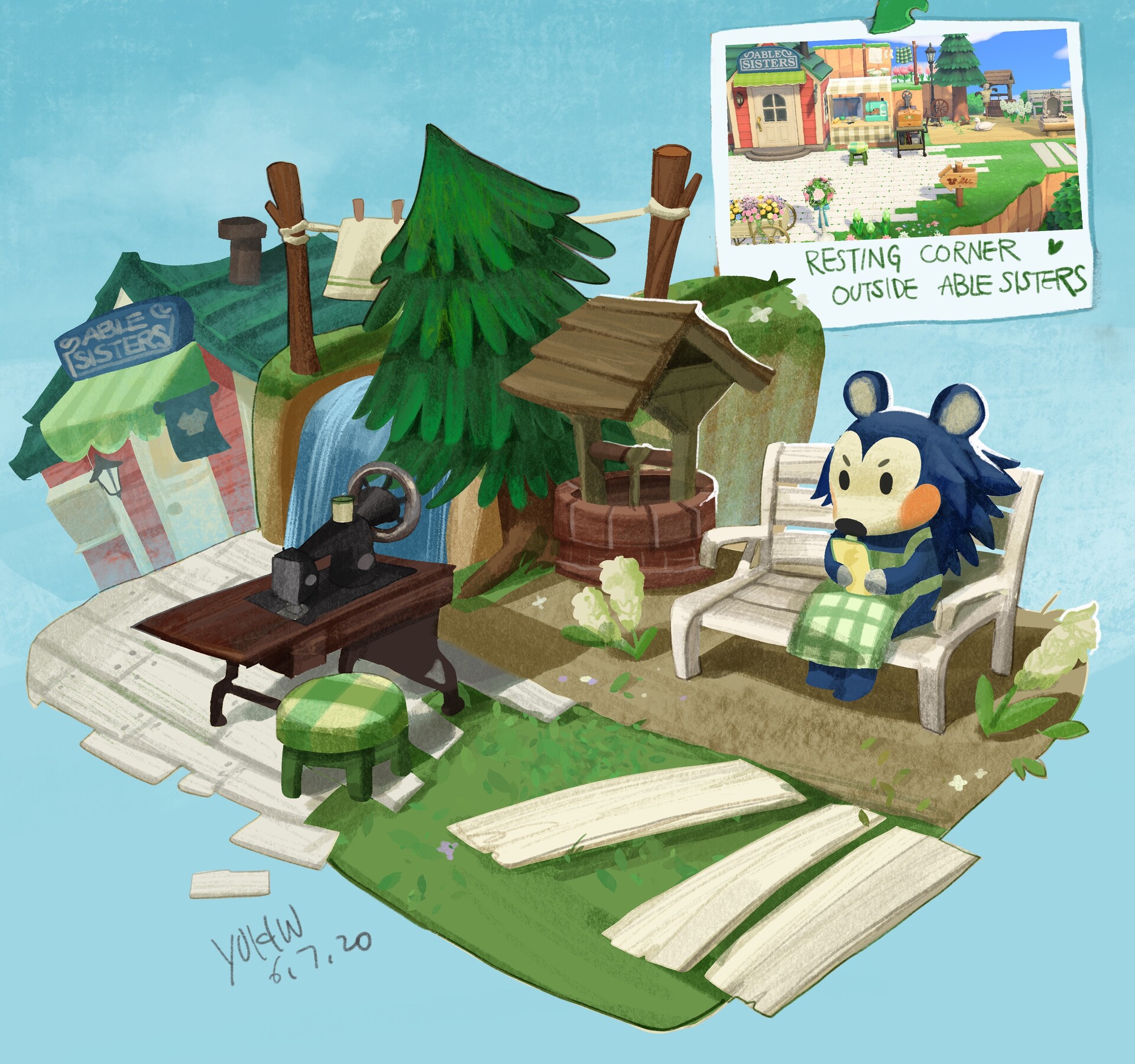 ArtStation - acnh favorite spots