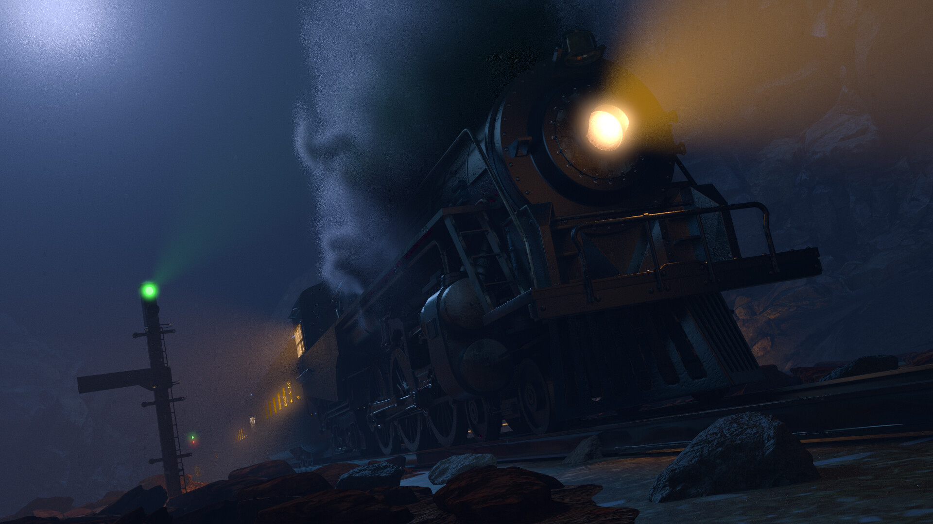 ArtStation - Night train