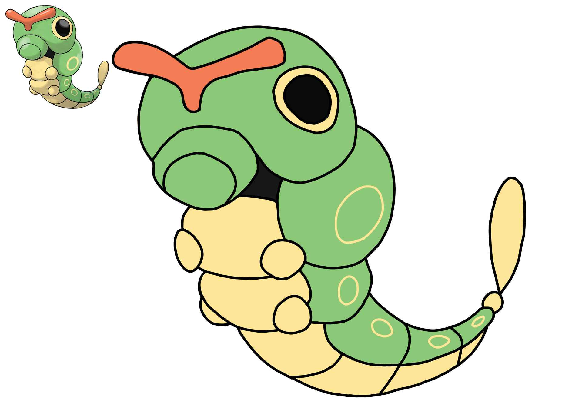 ArtStation - 010 Caterpie