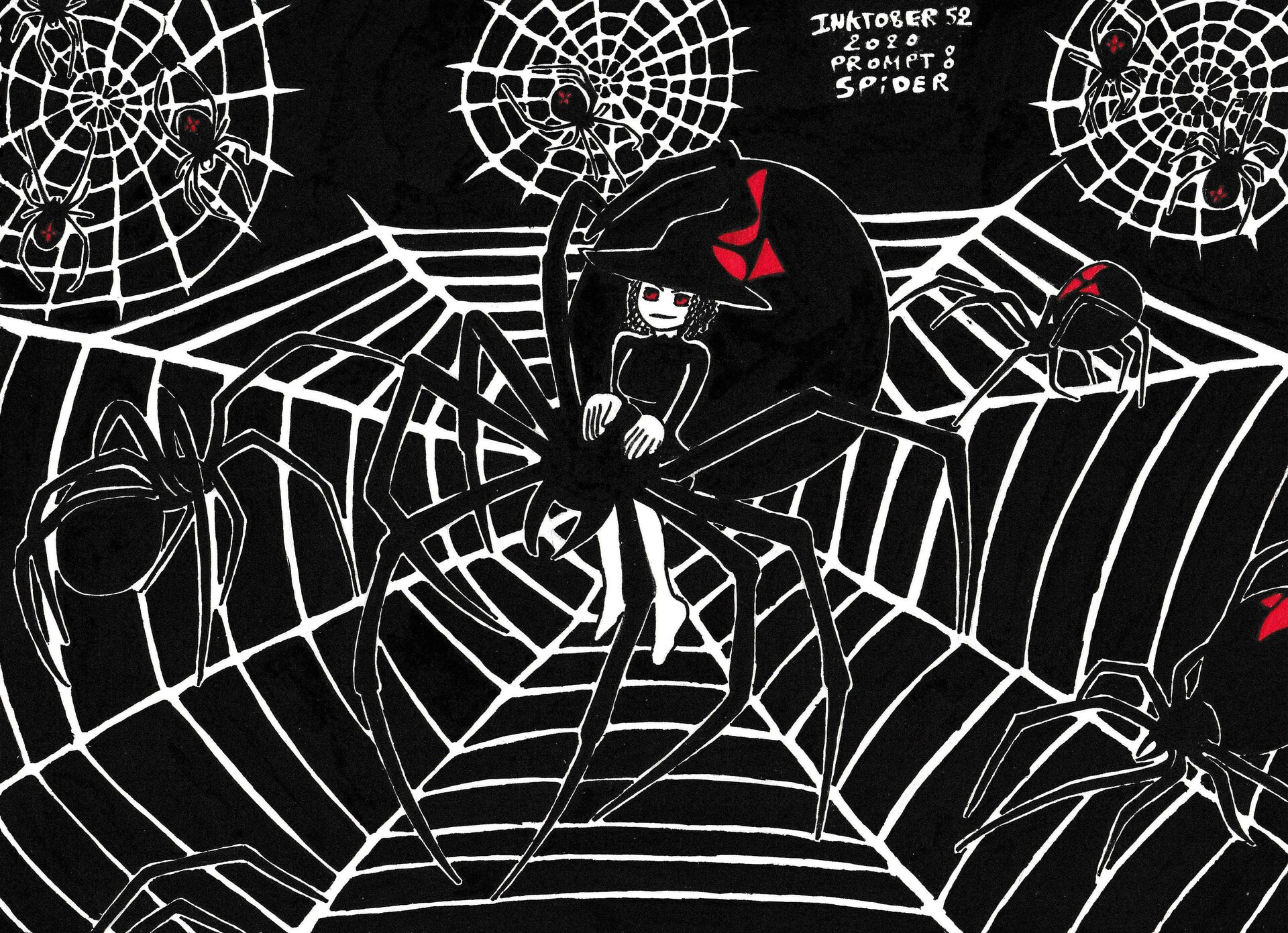 ArtStation - Spider [Inktober52 2020 Prompt 8]