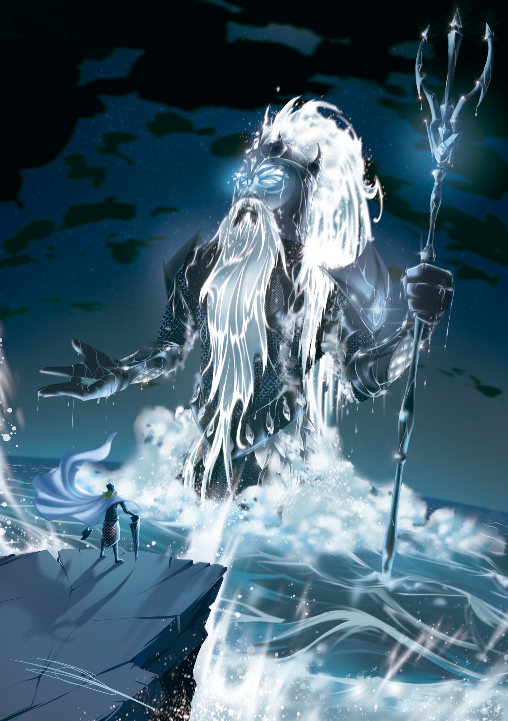 ArtStation - Ulmo, Lord of the Seas