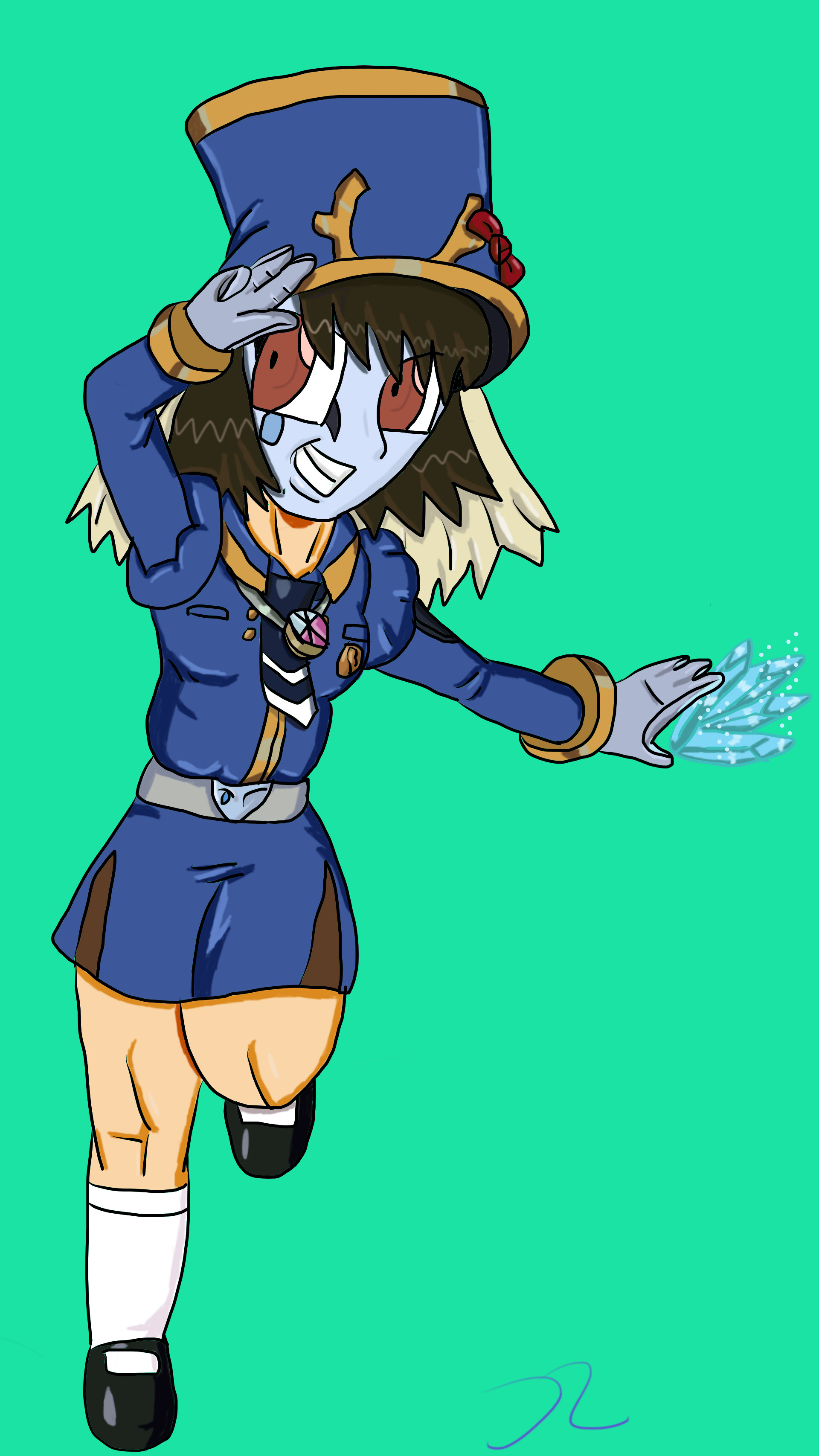 ArtStation - Maki as maso persona 1 fan art