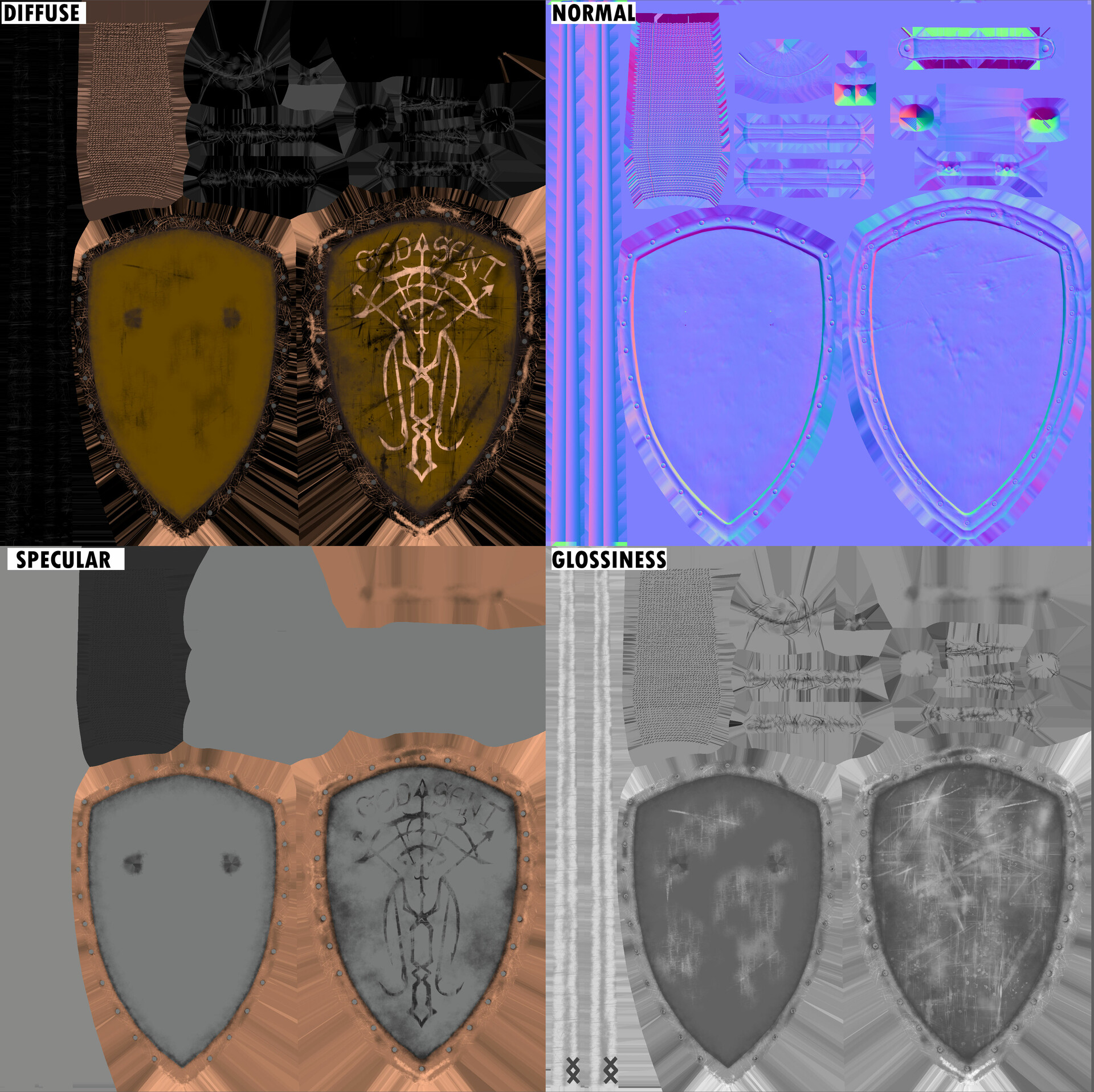 Arshad Mulla - Banana Warrior (Hand-painted PBR)