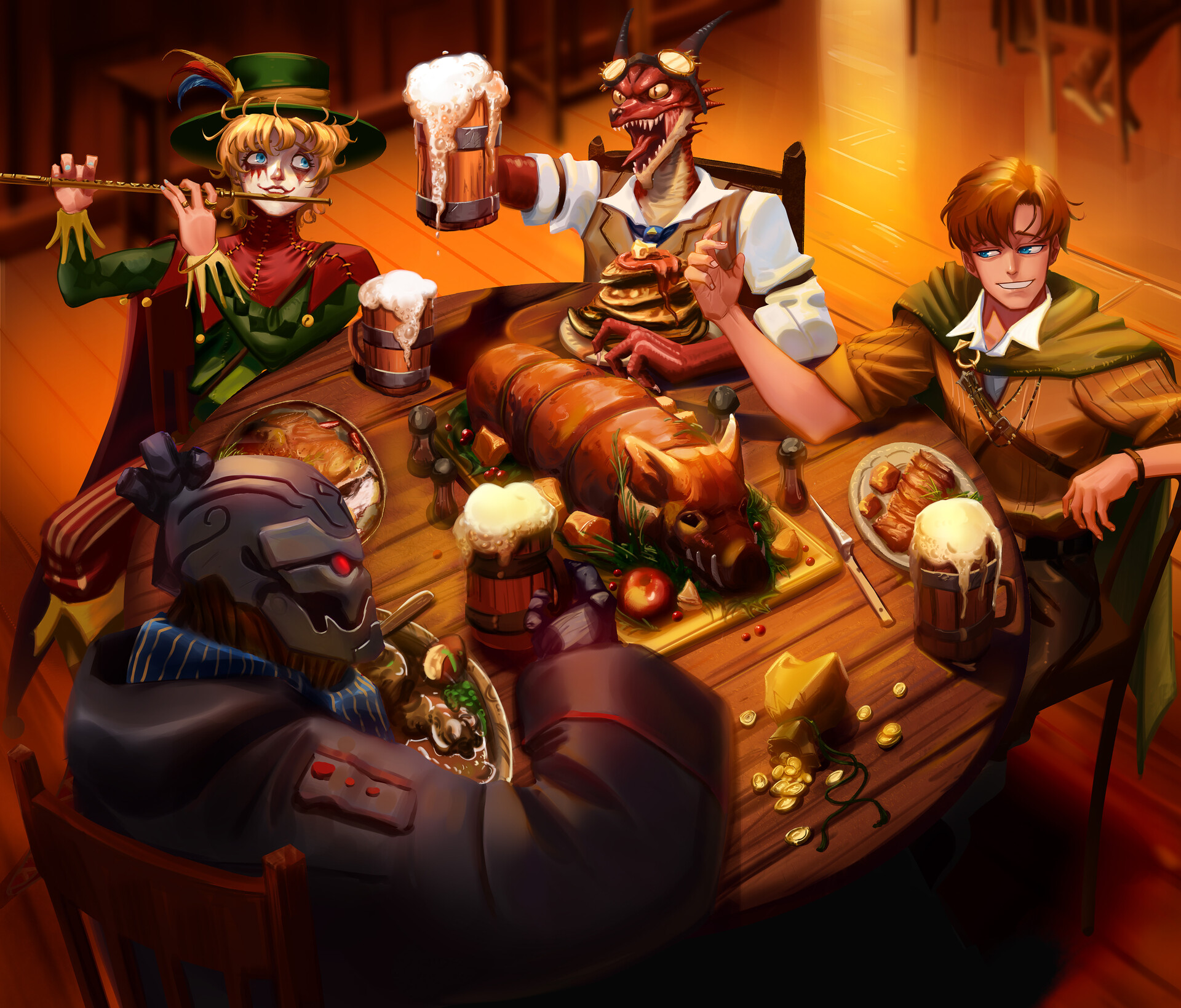 Dnd Character Art Party