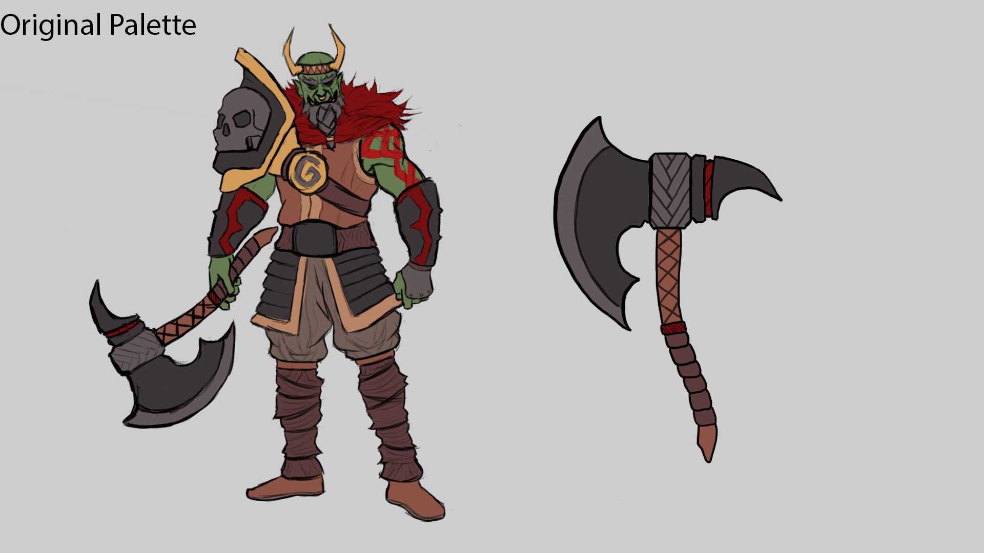 ArtStation - Orc Viking: Father