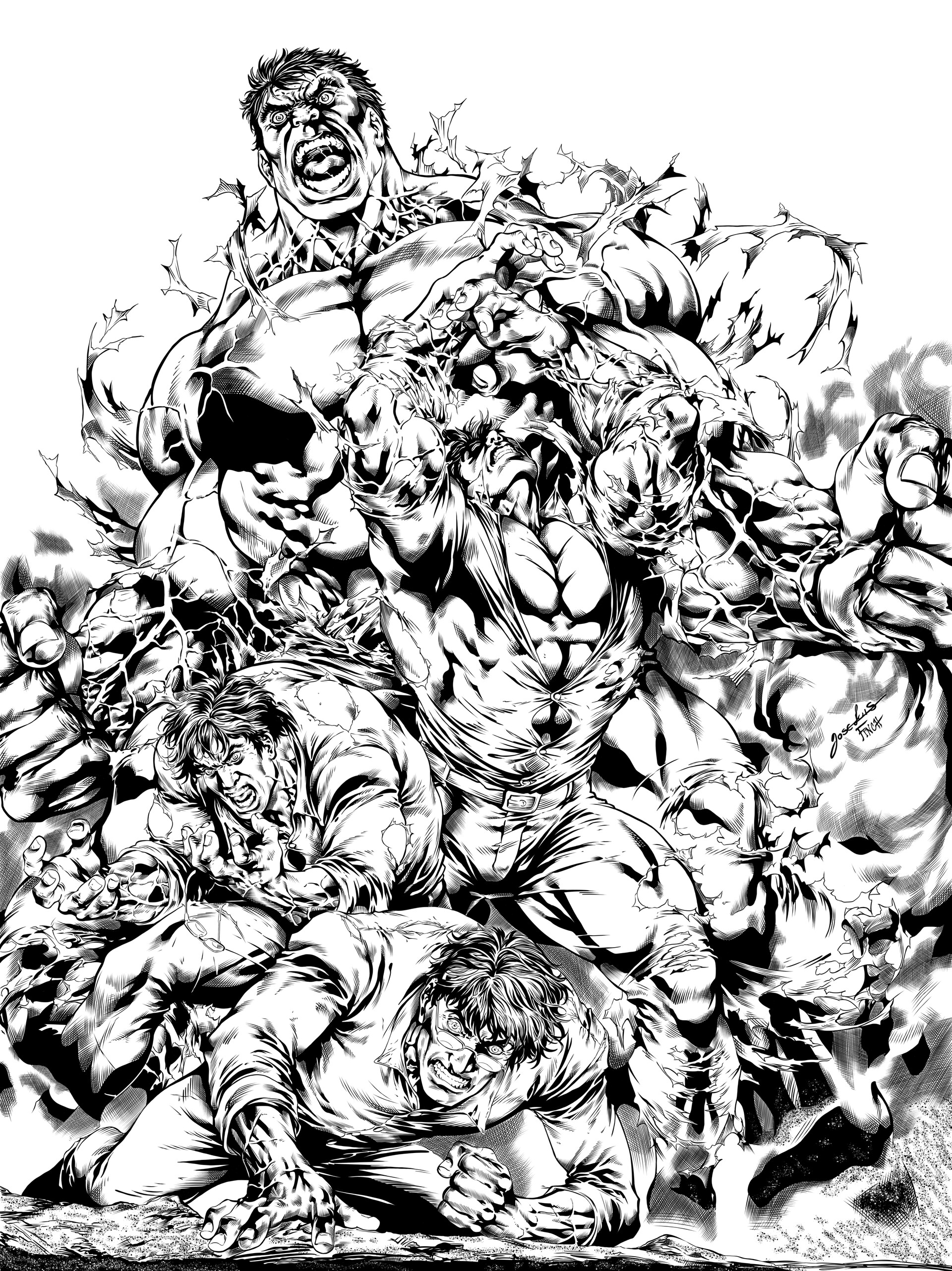 ArtStation - Hulk Transformation