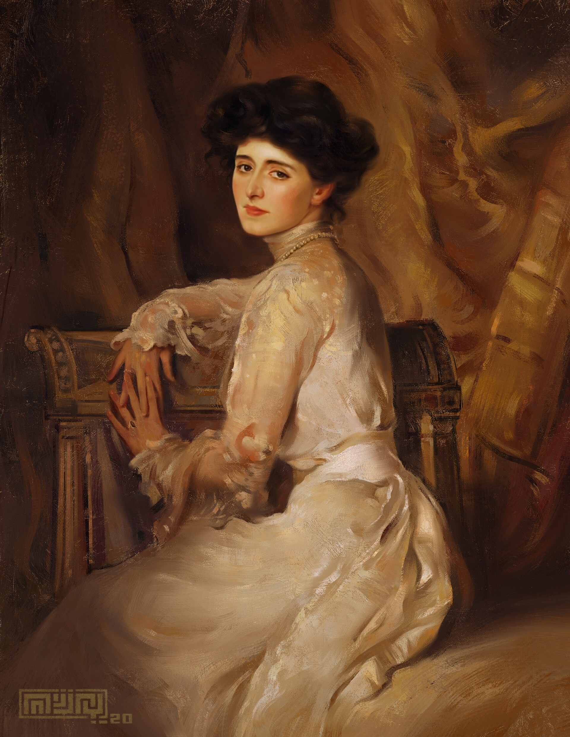 ArtStation - Old Master Study - Digital Oil painting