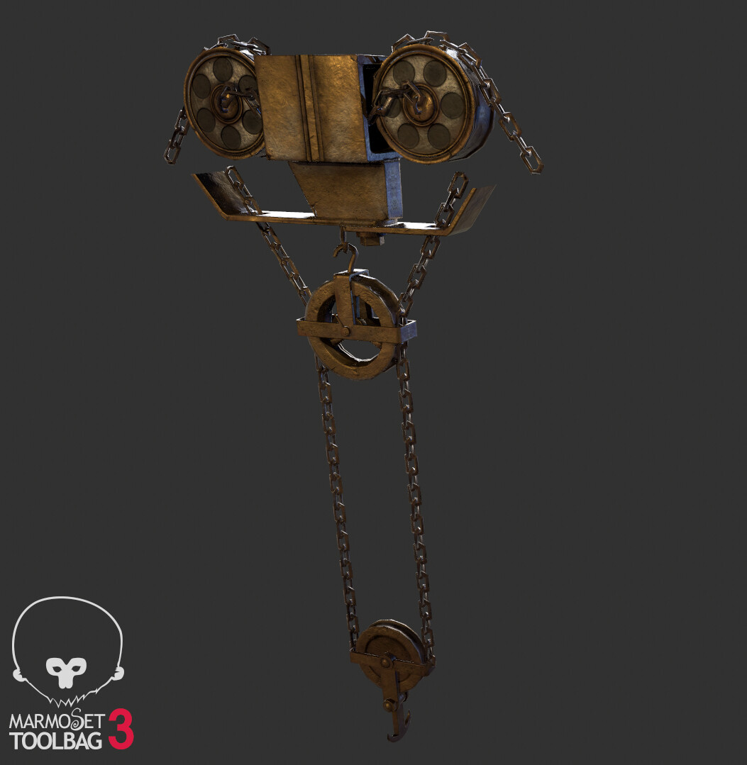ArtStation - Brass Hanging Gantry