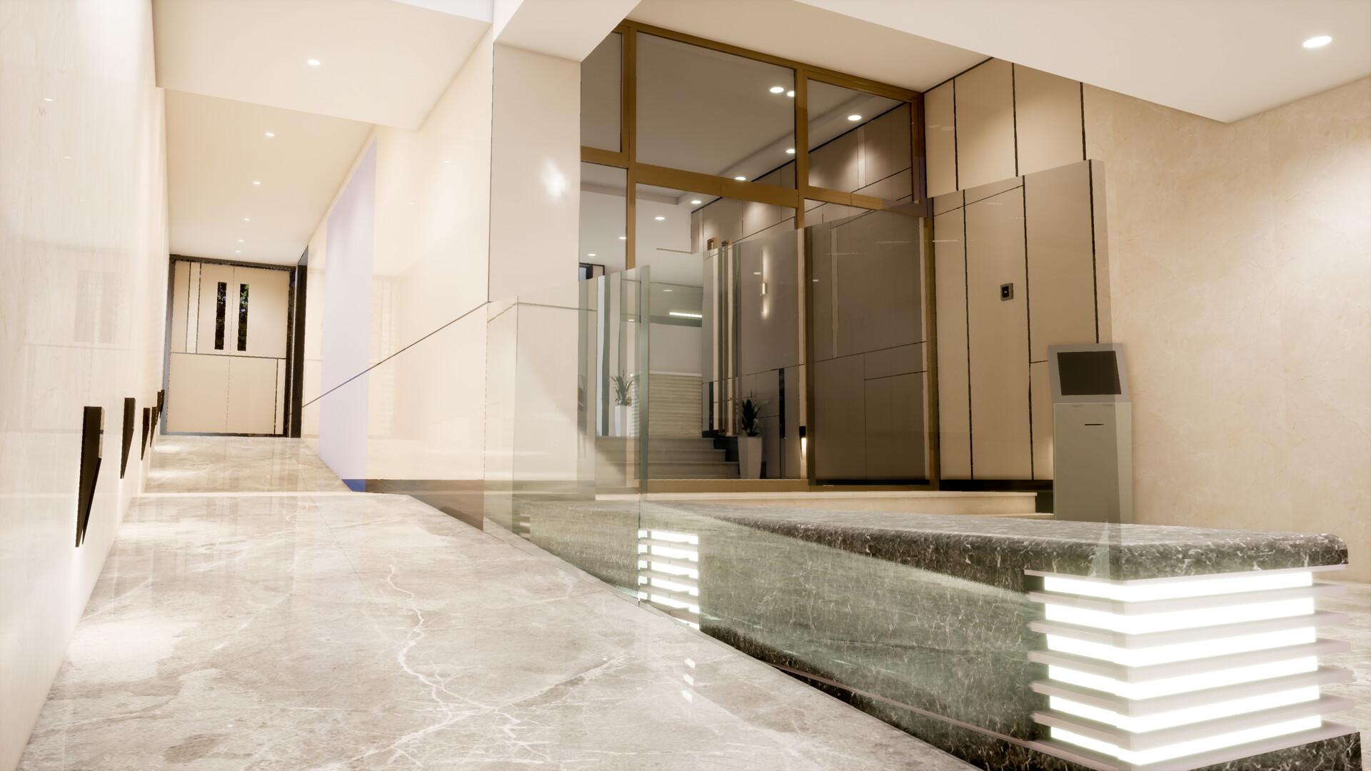 ArtStation - Archviz Design - ( Apartment Lobby ) Unreal Engine 4