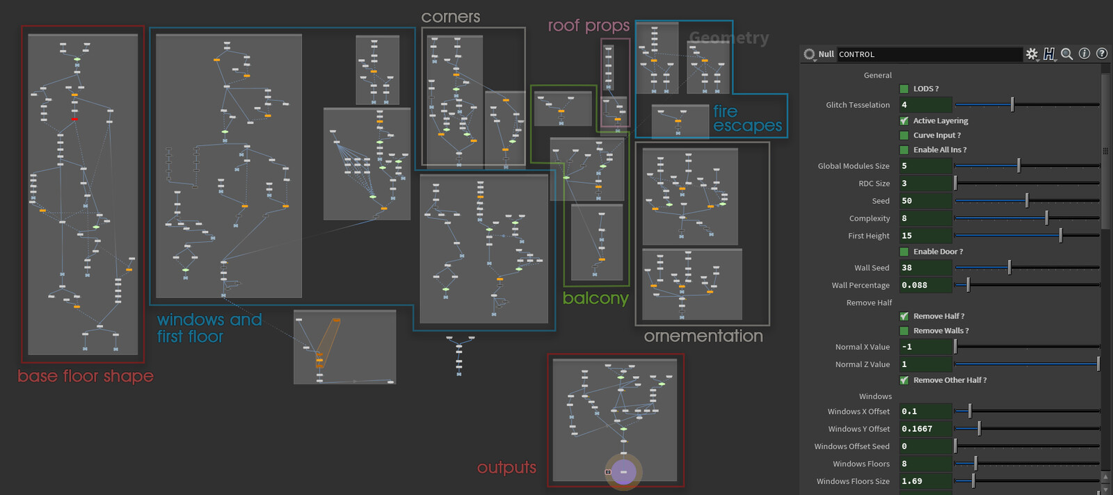 Thomas Josselin - IMPULSERS - Houdini buildings