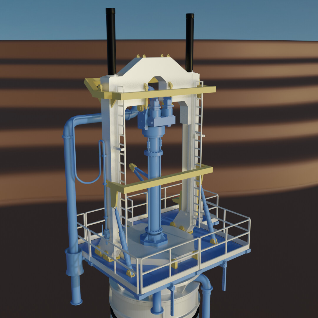 ArtStation - Drilling platform