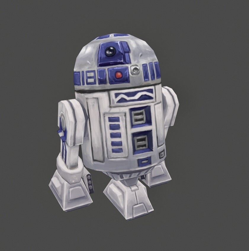 ArtStation - Stylised R2D2