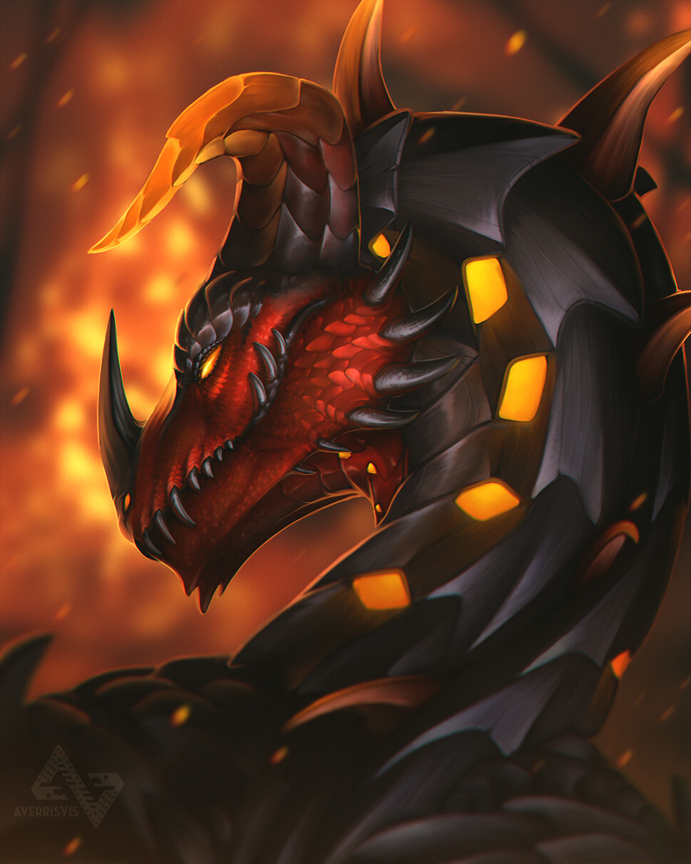 ArtStation - Experimental Dragon Portrait