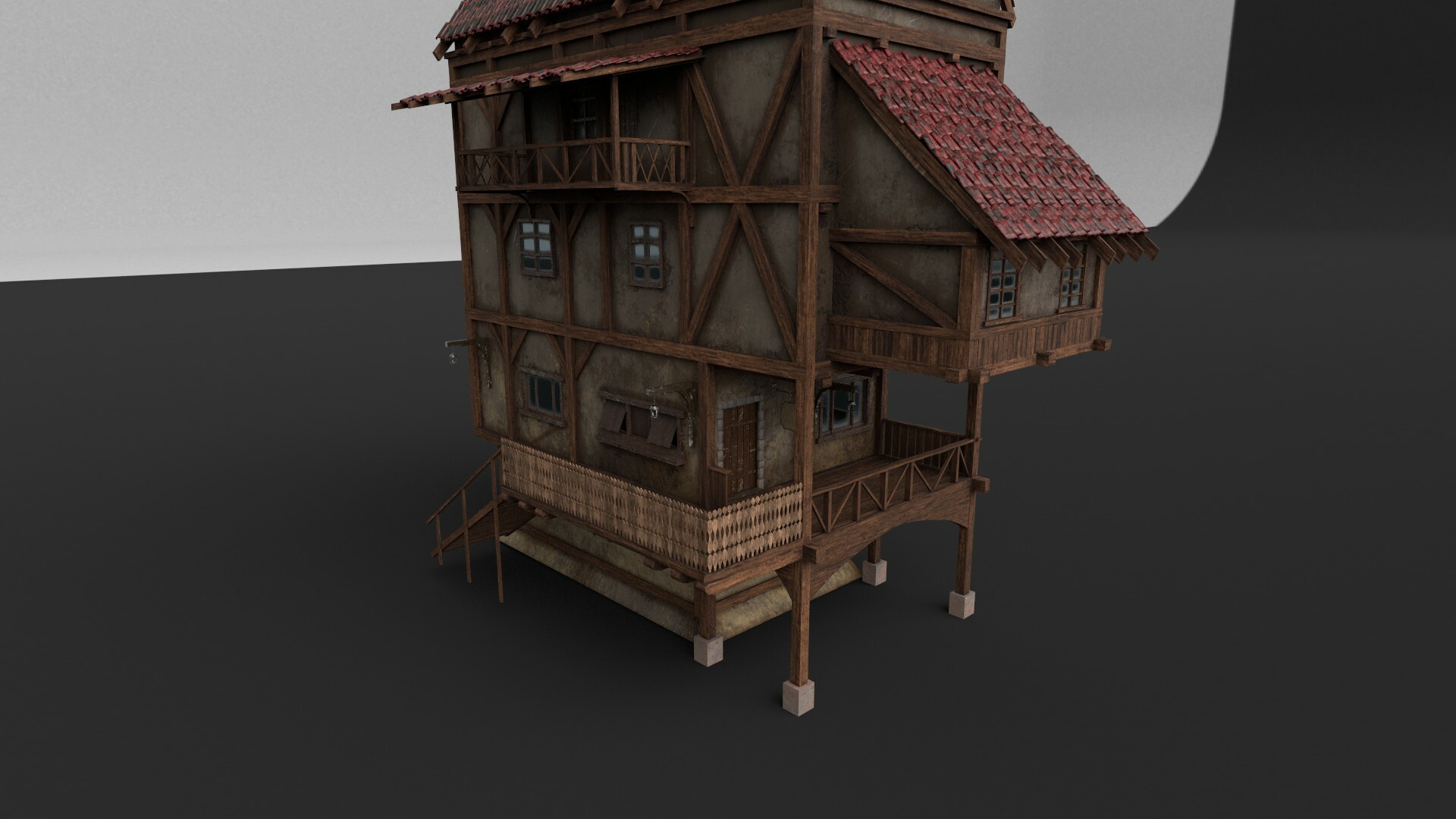 ArtStation - Big Medieval Inn