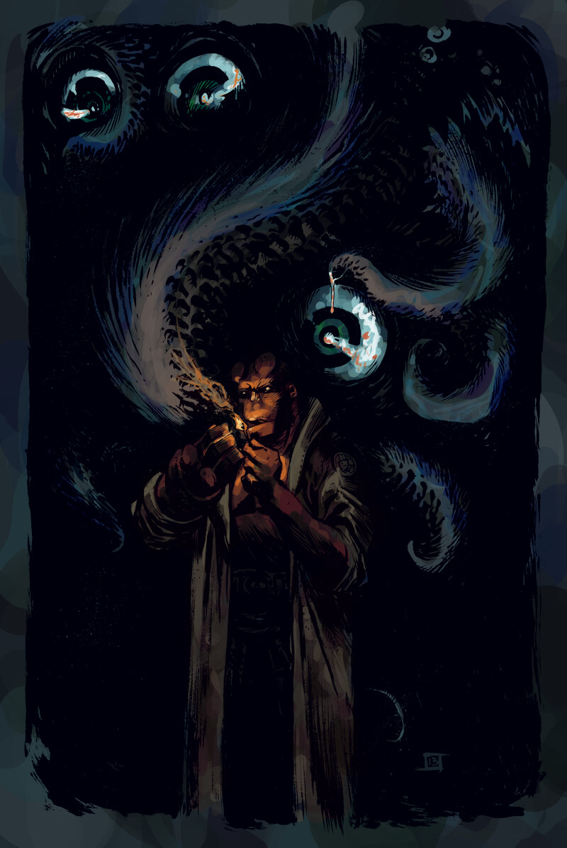 ArtStation - Hellboy Commission