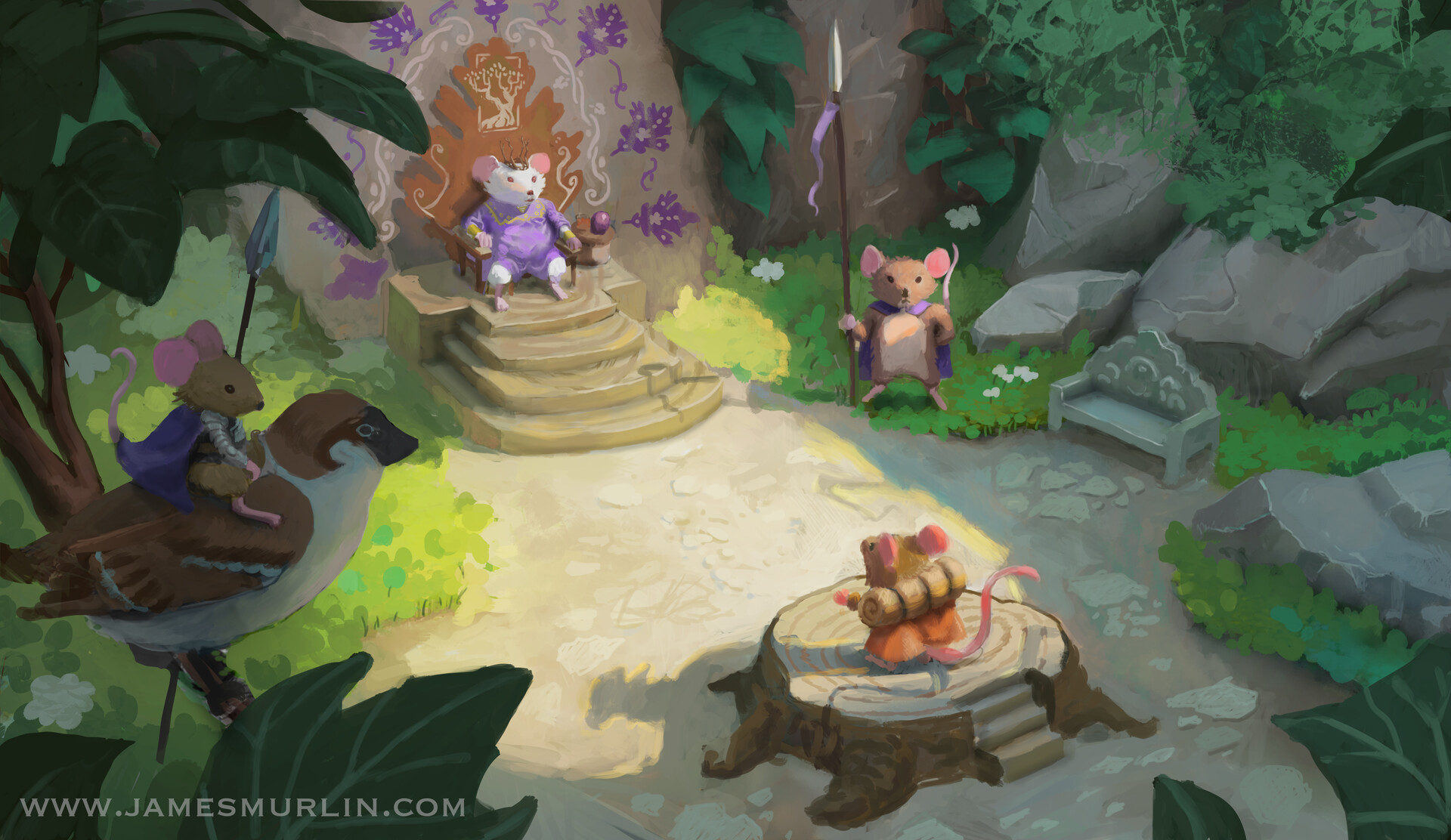 ArtStation - Forest Court