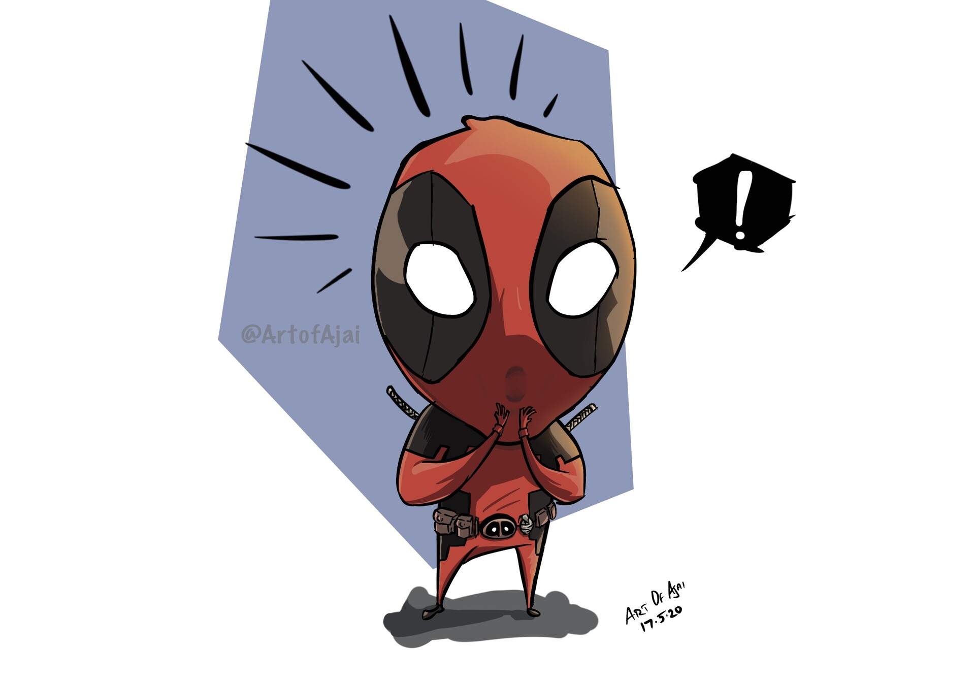 ArtStation - Adorable Deadpool