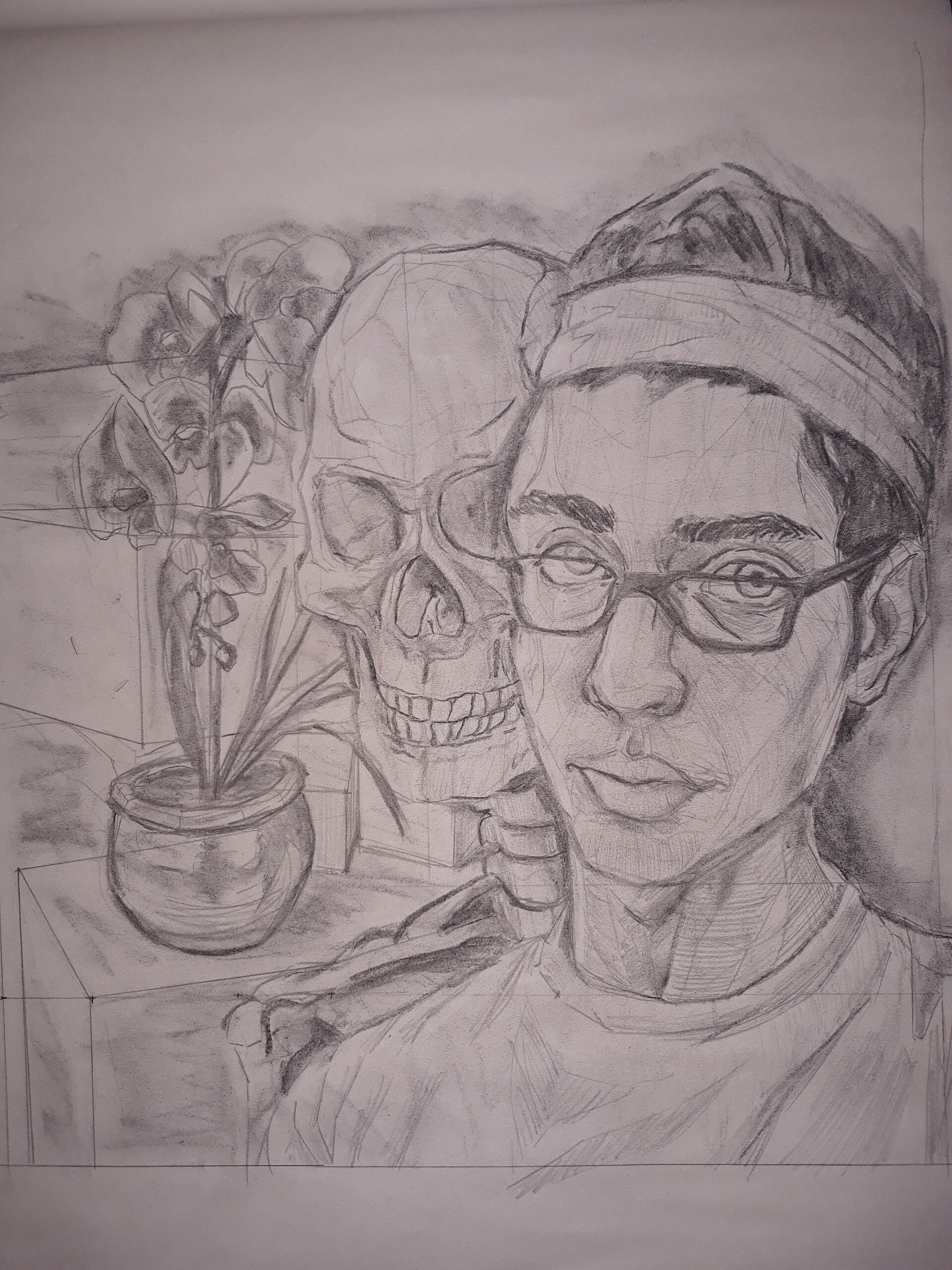 ArtStation - Drawing Class Self Portrait