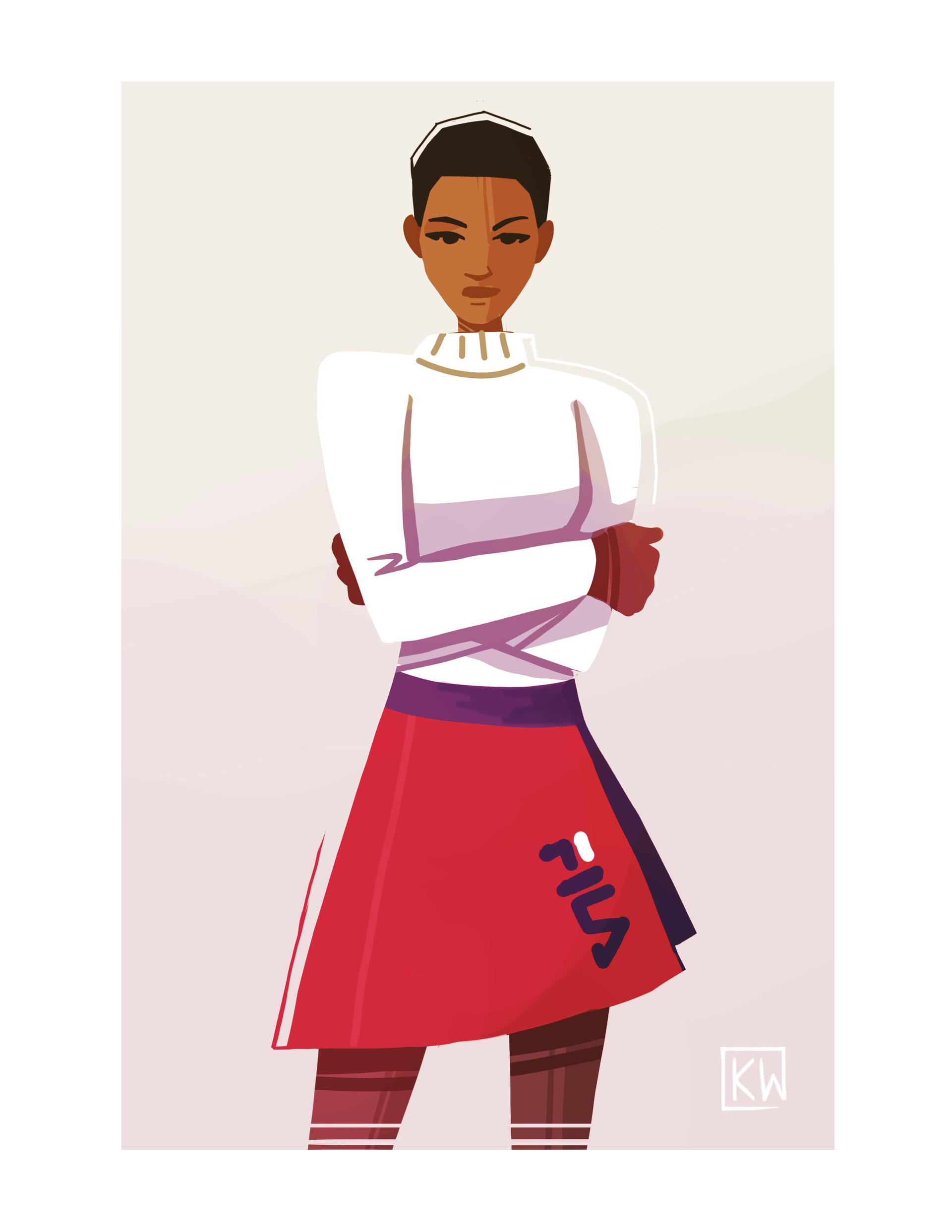 ArtStation - FILA Girl