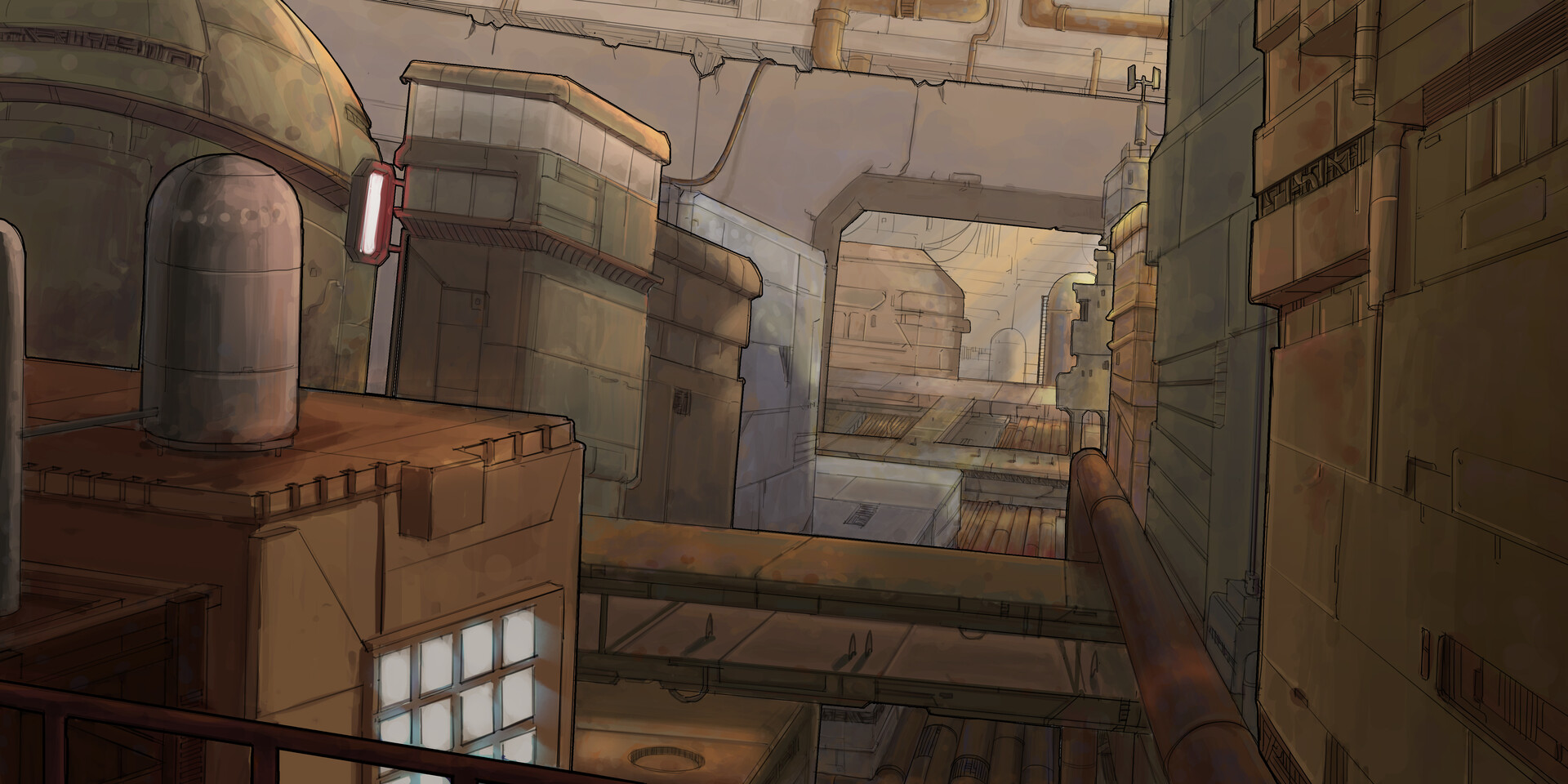 ArtStation - Underground Slum