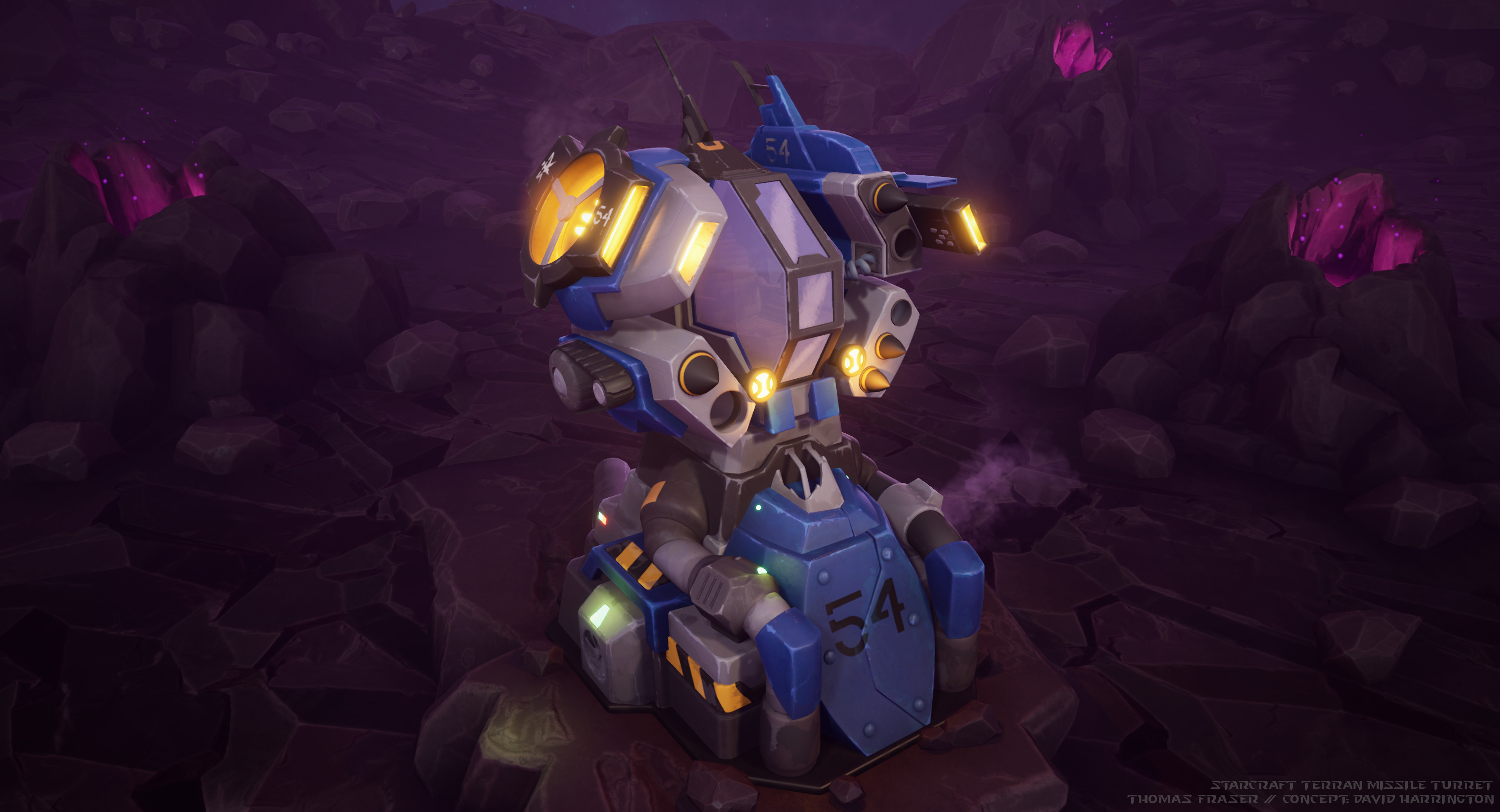 Thomas Fraser - StarCraft Terran Missile Turret