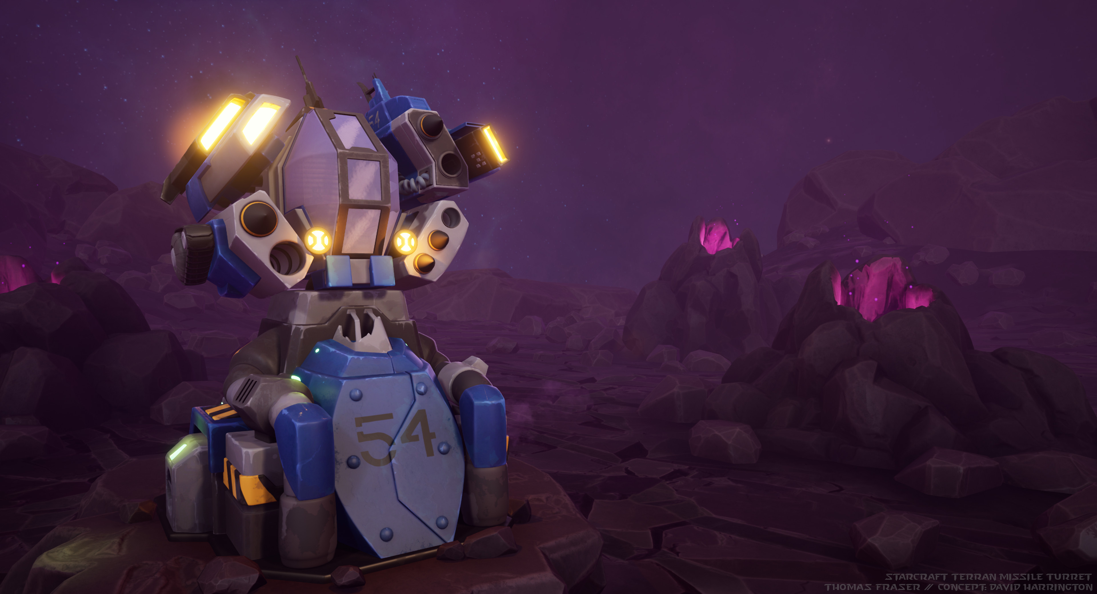 Thomas Fraser - StarCraft Terran Missile Turret