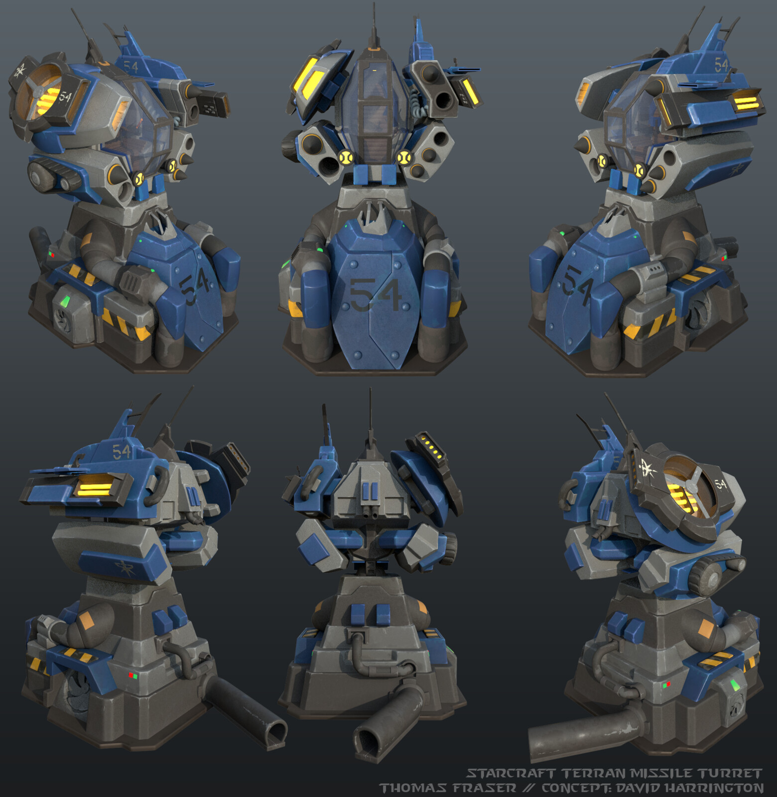 Thomas Fraser - StarCraft Terran Missile Turret