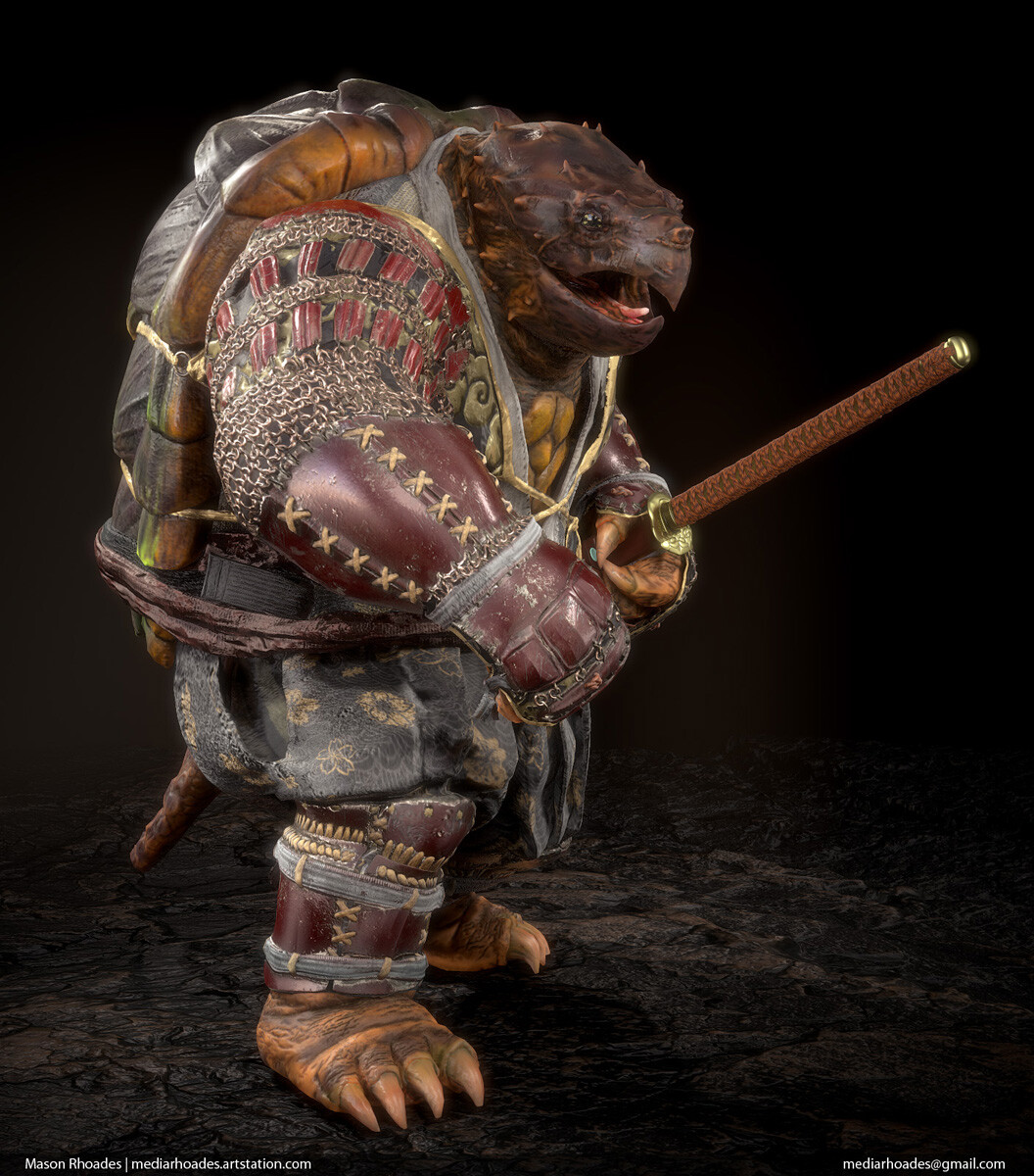 Mason Rhoades - Tortle Samurai - Real Time Character