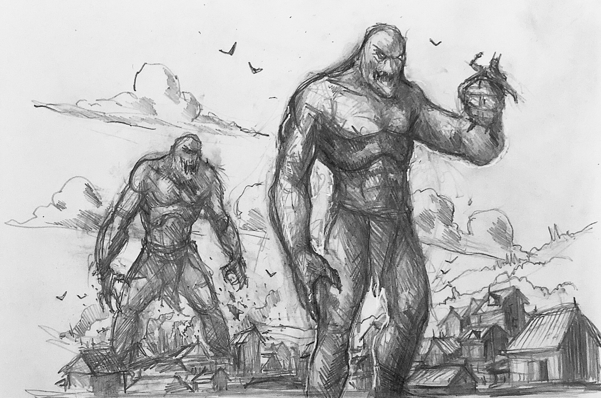 ArtStation - Giant attack