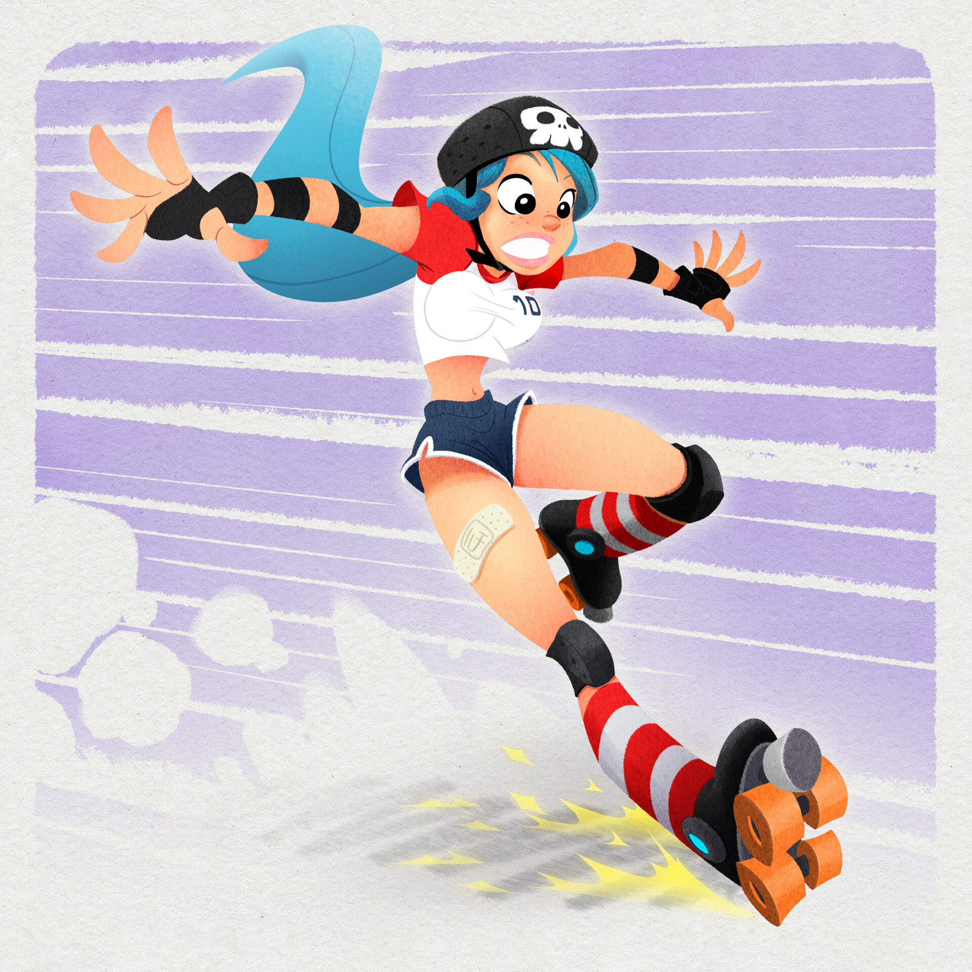 ArtStation - Roller Girl