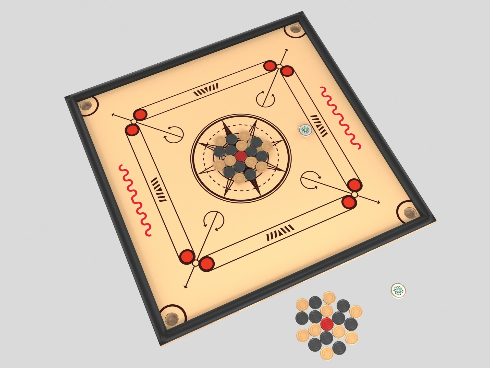 ArtStation - carom board