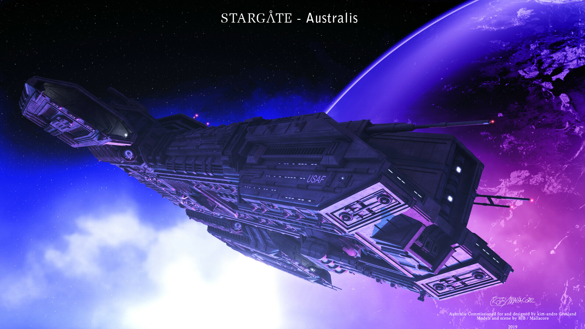 ArtStation - Stargate - Australis #1 (Fan Design)