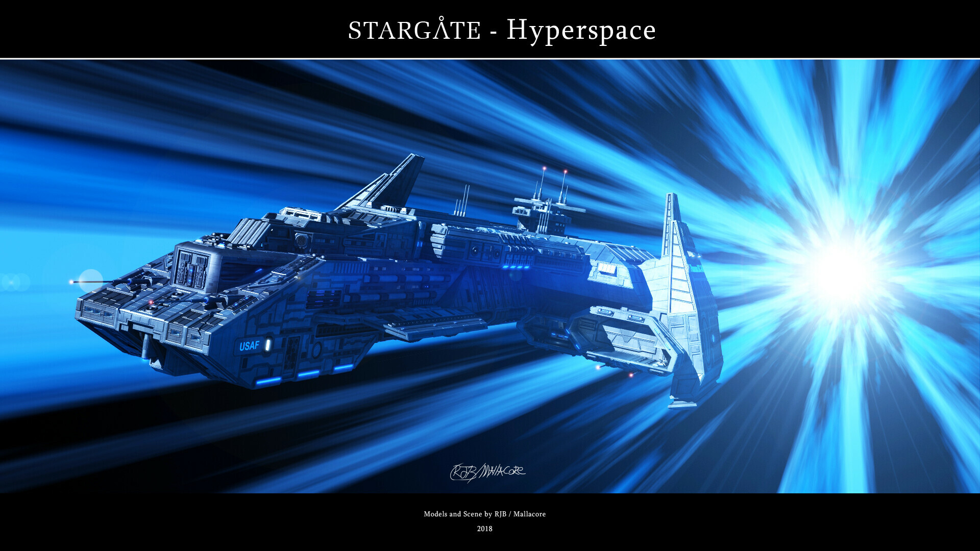 ArtStation - Stargate - Phoenix Hyperspace - Fan Design