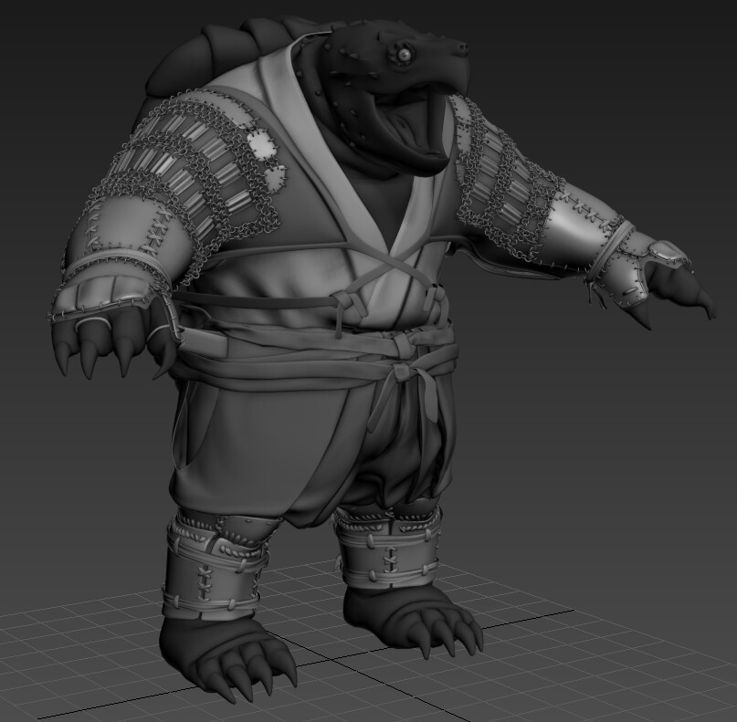 Mason Rhoades - Tortle Samurai - Real Time Character