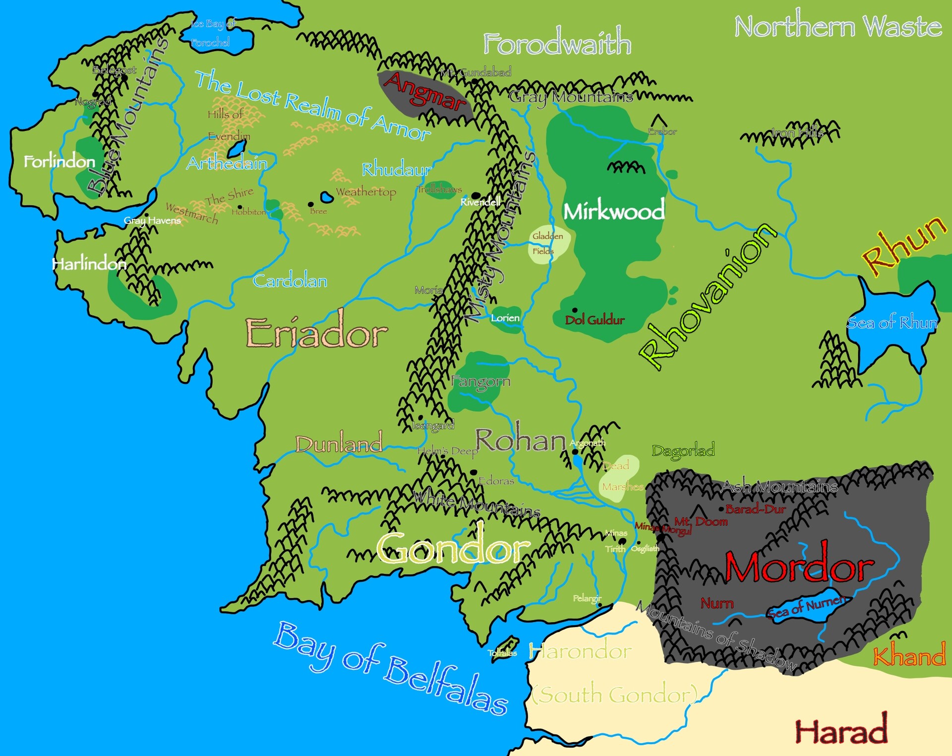 ArtStation - Middle Earth