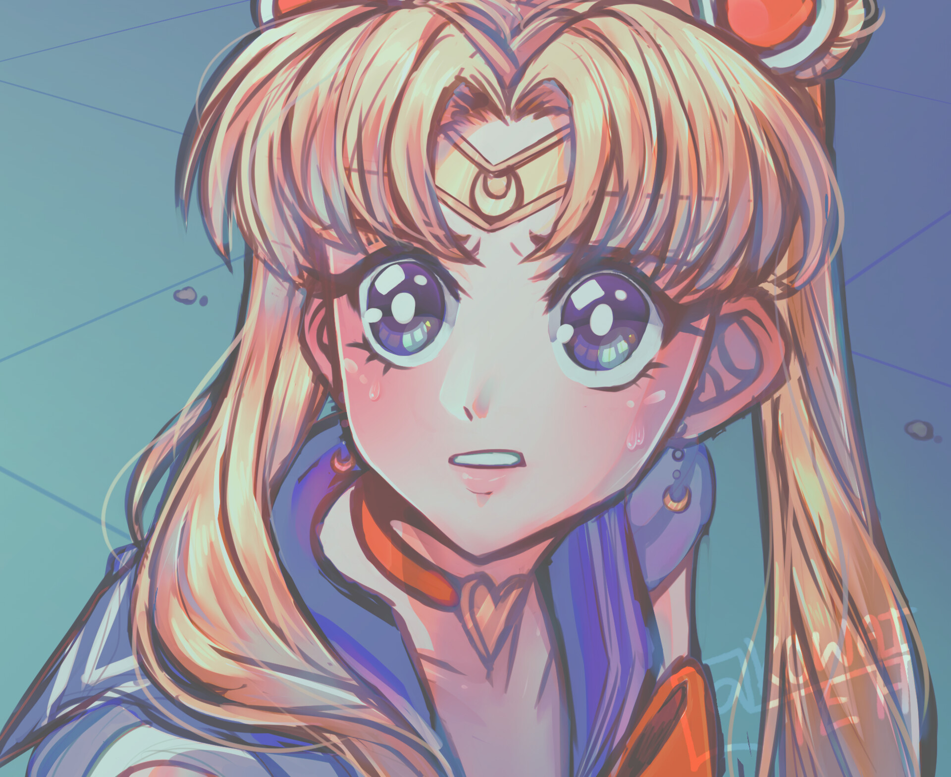 ArtStation - Sailor Moon Screencap Redraw